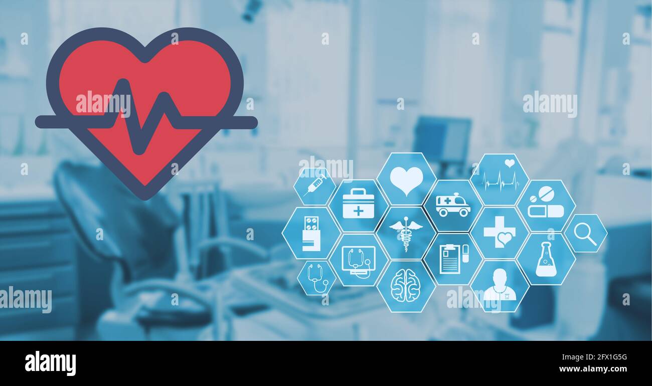 Digital animation heart rate monitor hi-res stock photography and ...