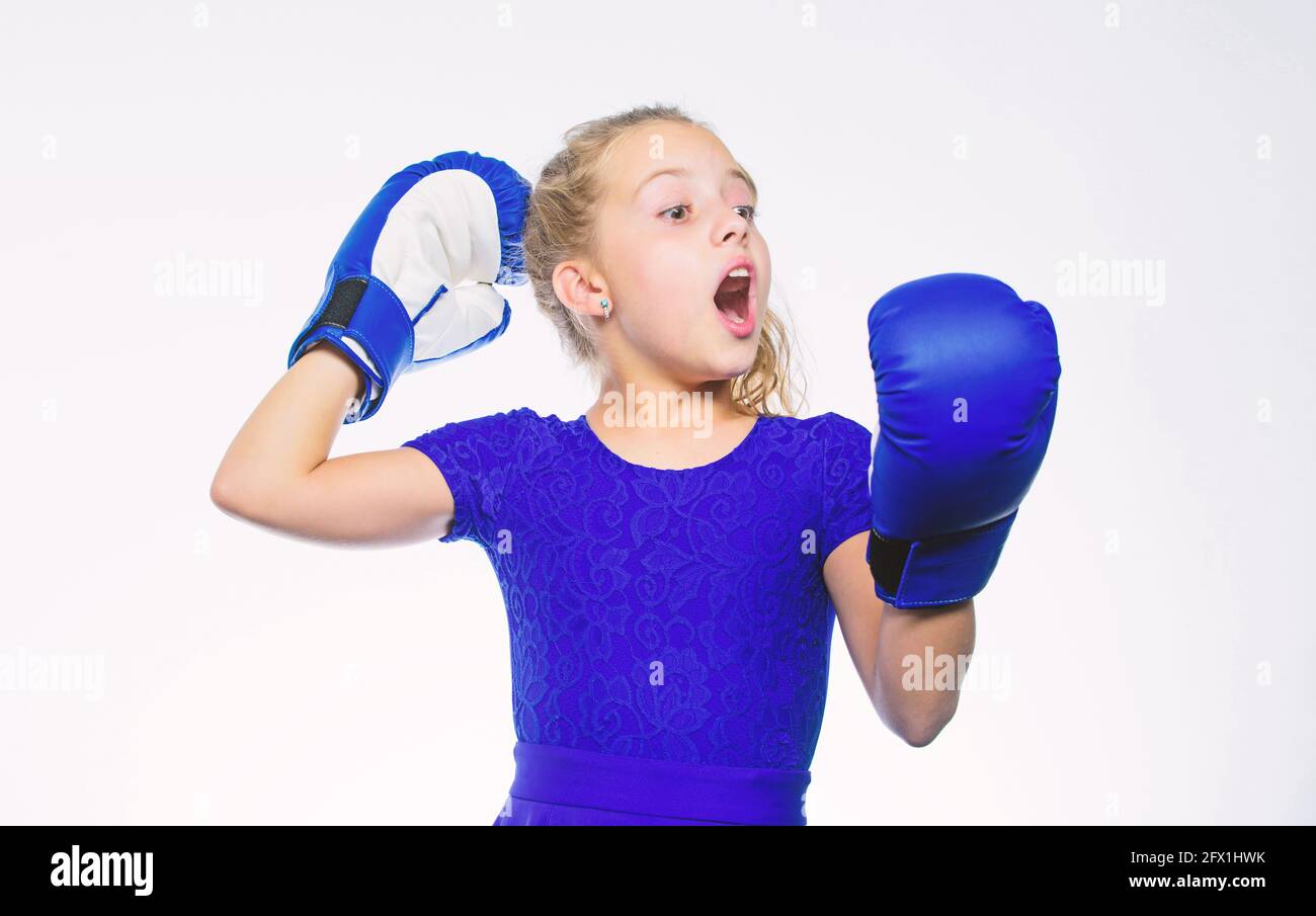 Upbringing for leadership and winner. Strong child boxing. Sport and ...