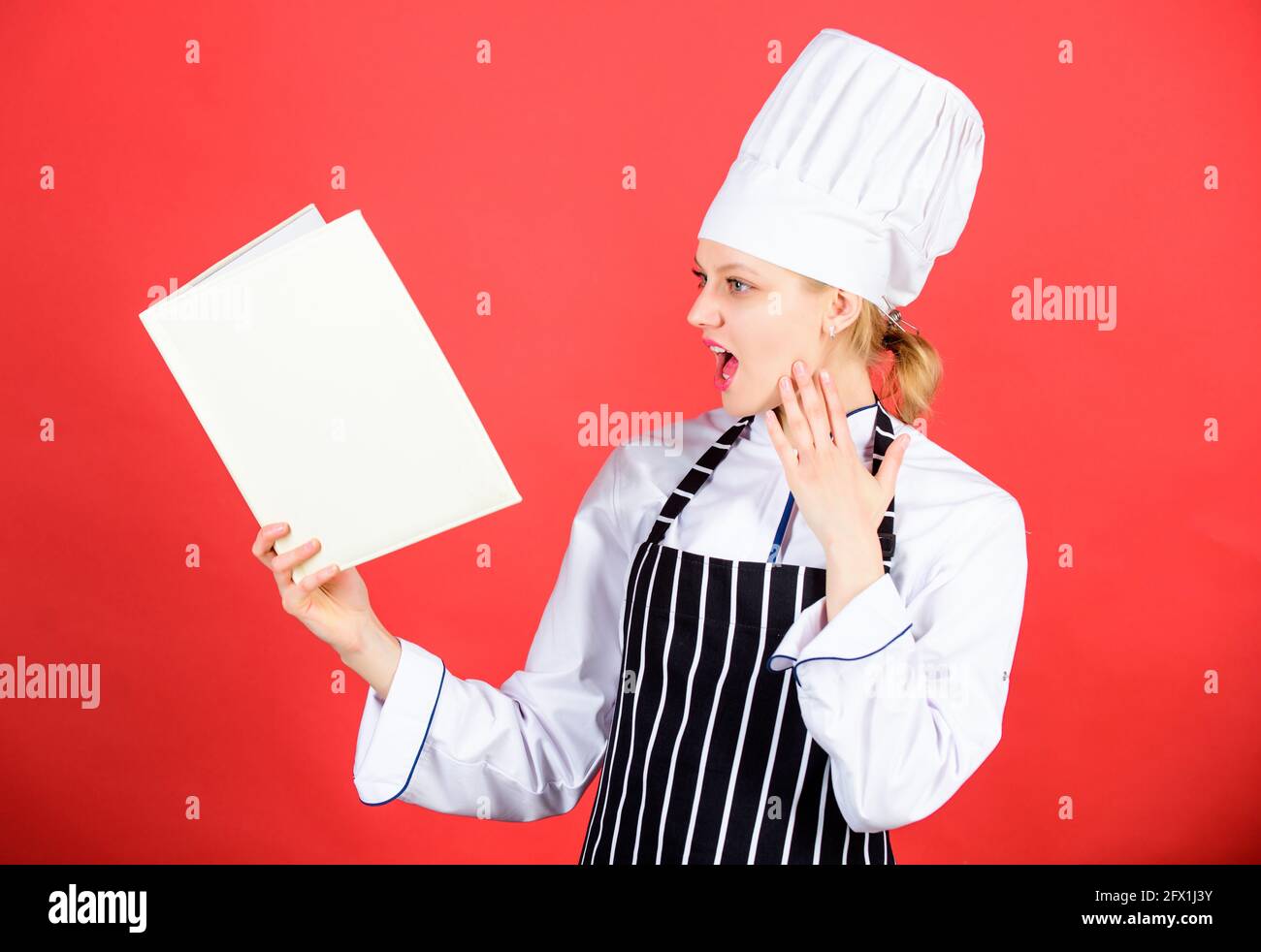 professional chef in kitchen. Cuisine. happy woman cooking healthy food ...