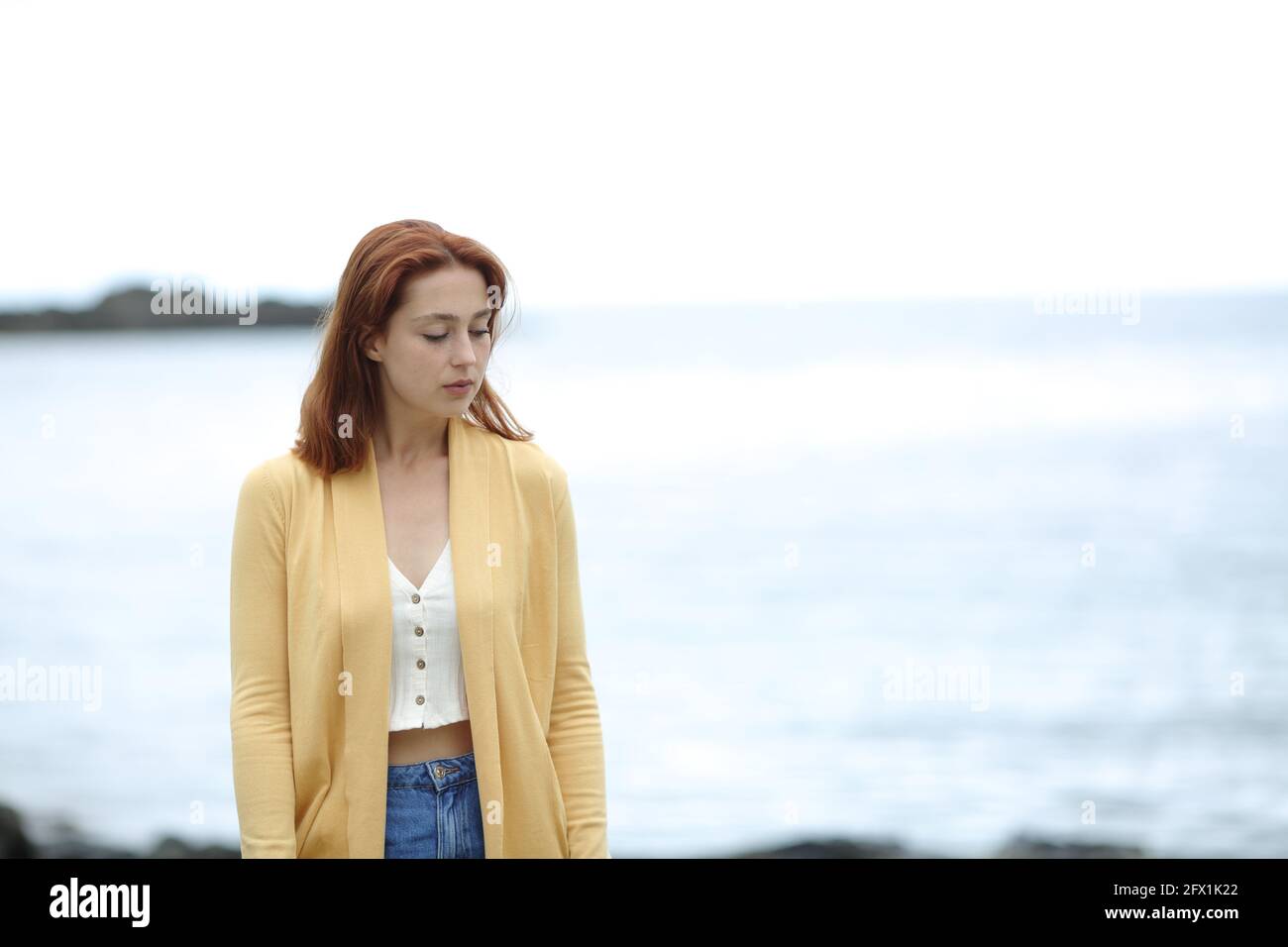 Sad beach hi-res stock photography and images - Alamy