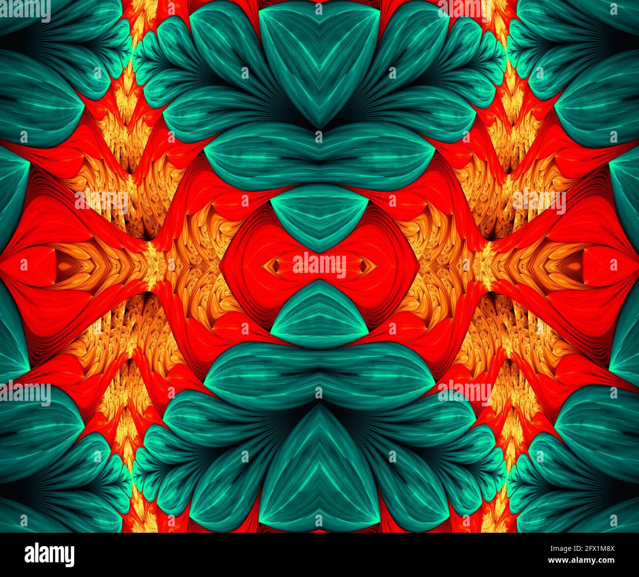 Computer generated fractal artwork for creative art,design and ...