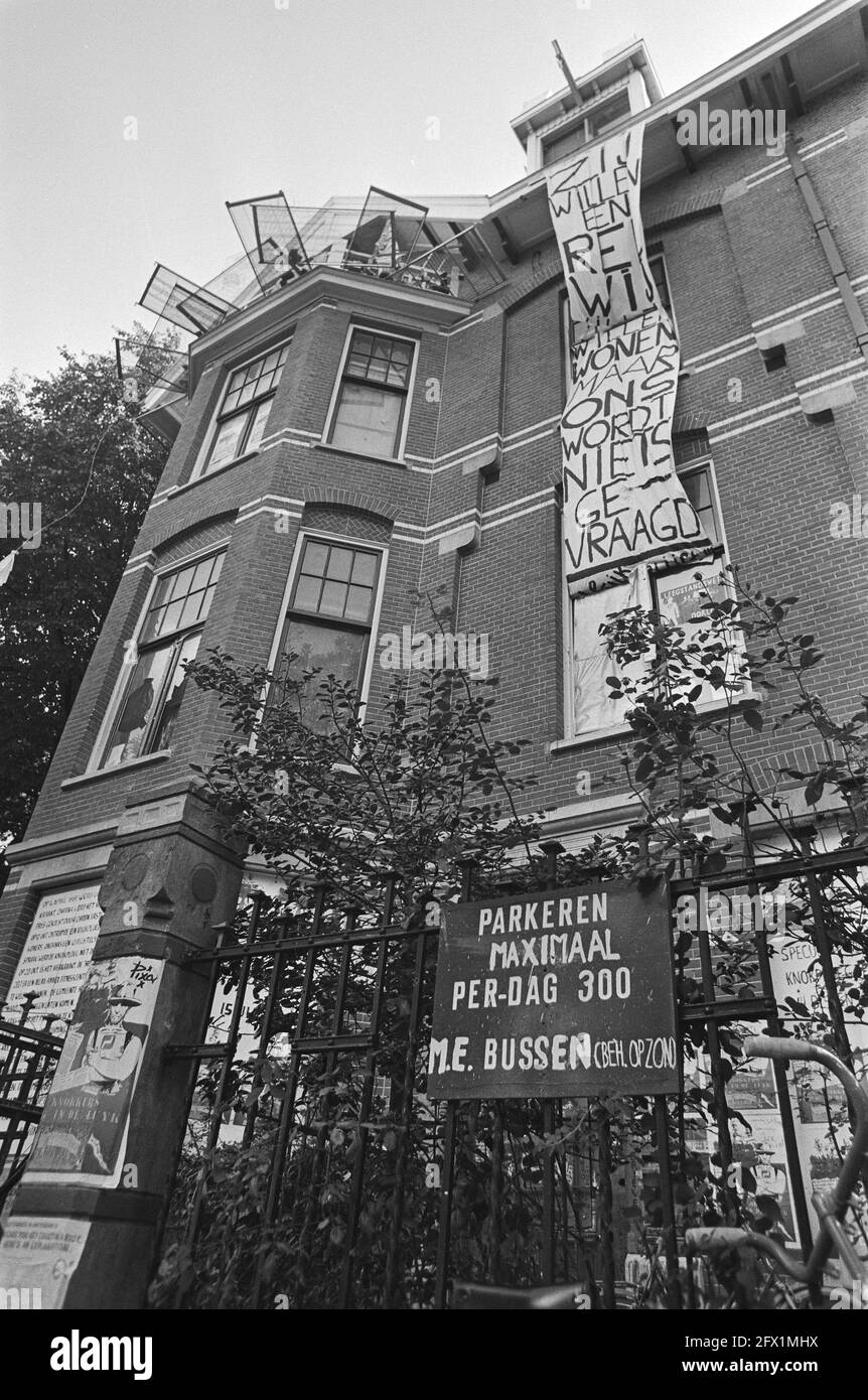 squats, banners, September 22, 1982, squats, banners, The Netherlands ...