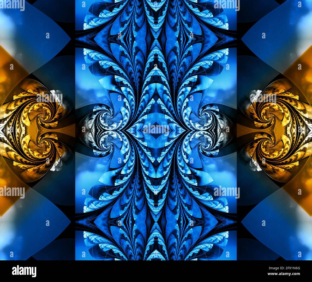 Computer generated fractal artwork for creative art,design and ...