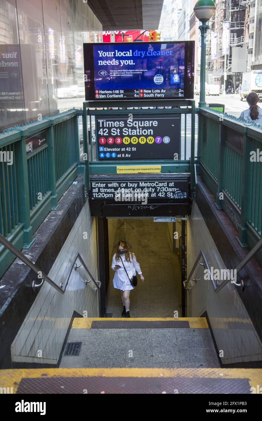 Subway Train Station Entrance