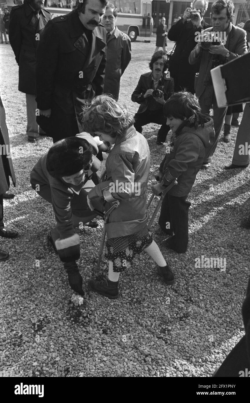 Princess beatrix lays foundation stone adriaanstichting Black and White ...