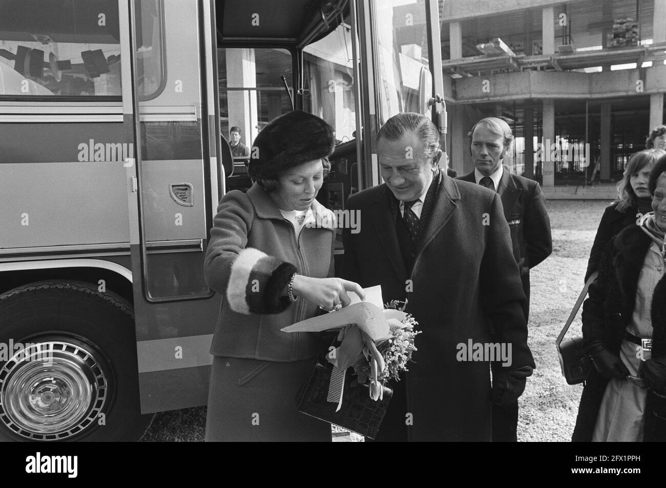 Princess beatrix lays foundation stone adriaanstichting Black and White ...