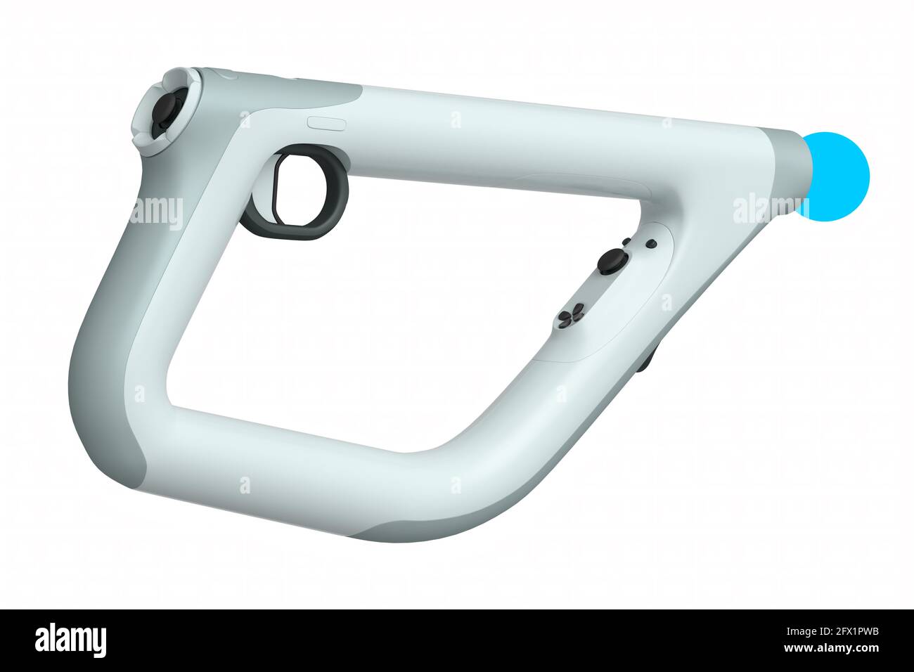 Virtual reality controllers for online and cloud gaming on white ...