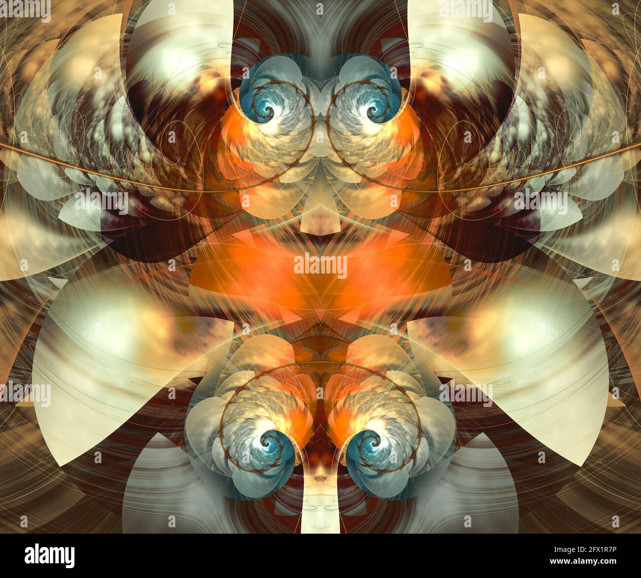 Computer generated fractal artwork for creative art,design and ...