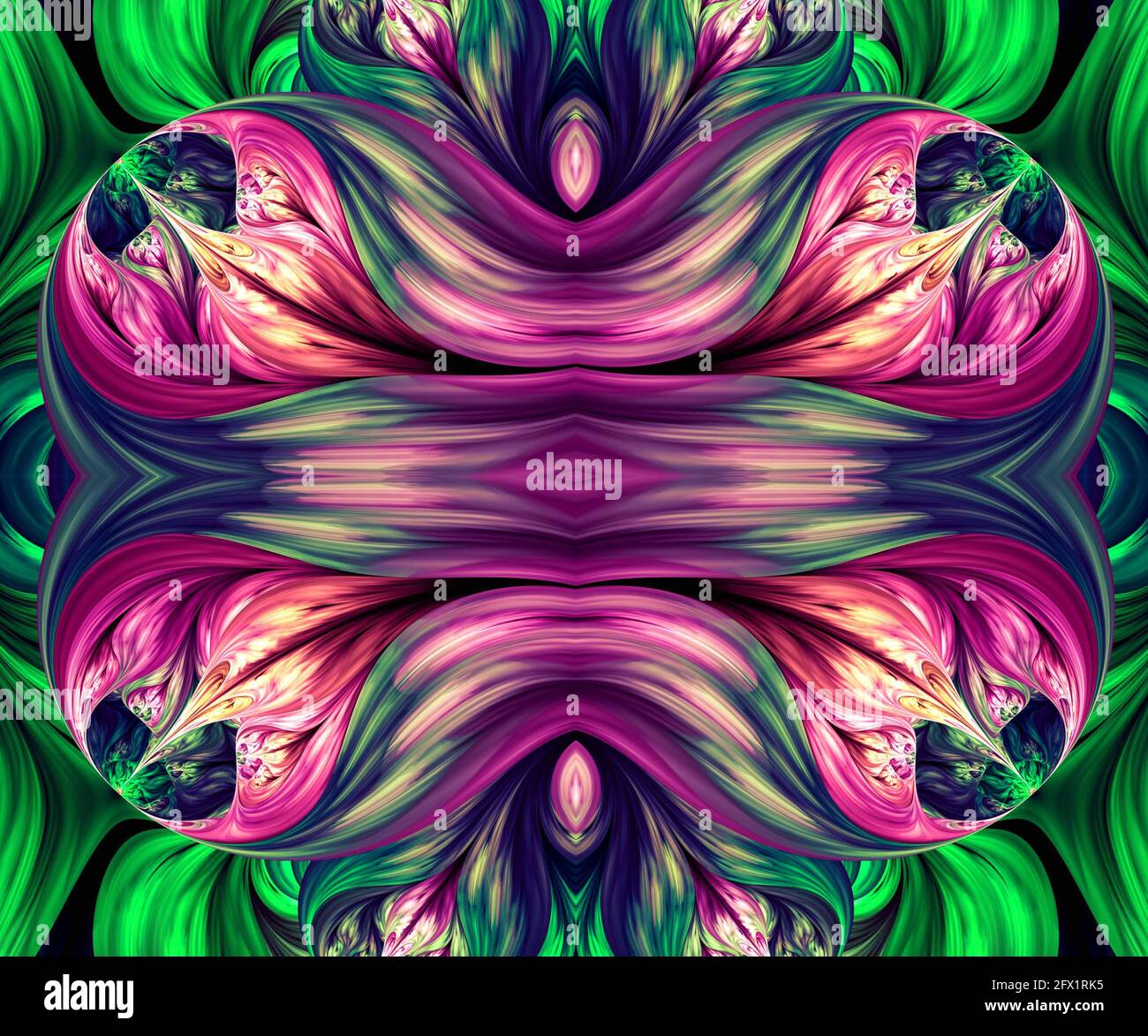 Computer generated fractal artwork for creative art,design and ...