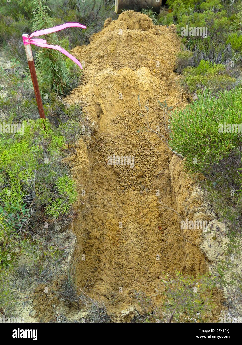 Earth trench hi-res stock photography and images - Alamy