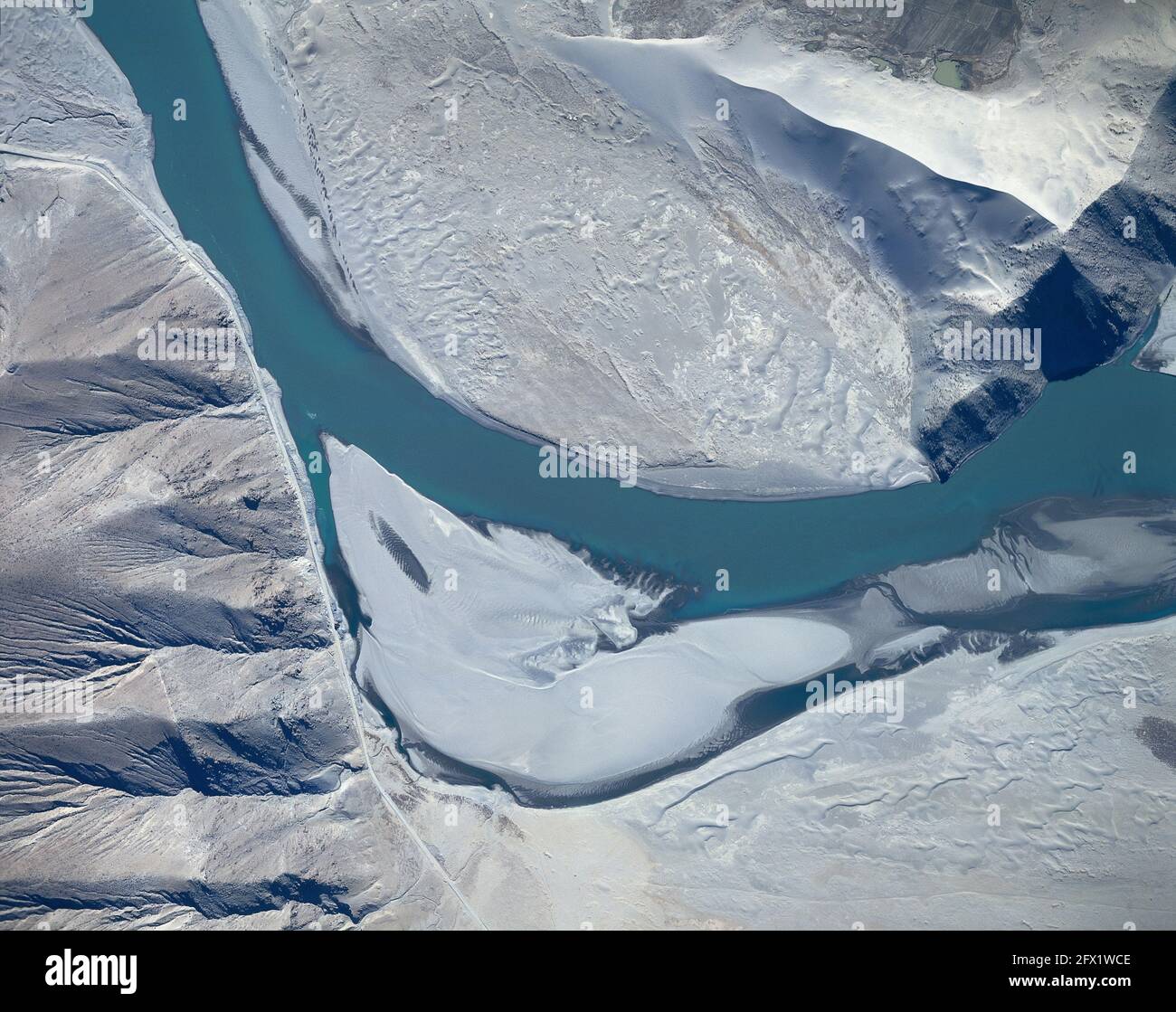 High-definition background map of high mountains and flowing water ...