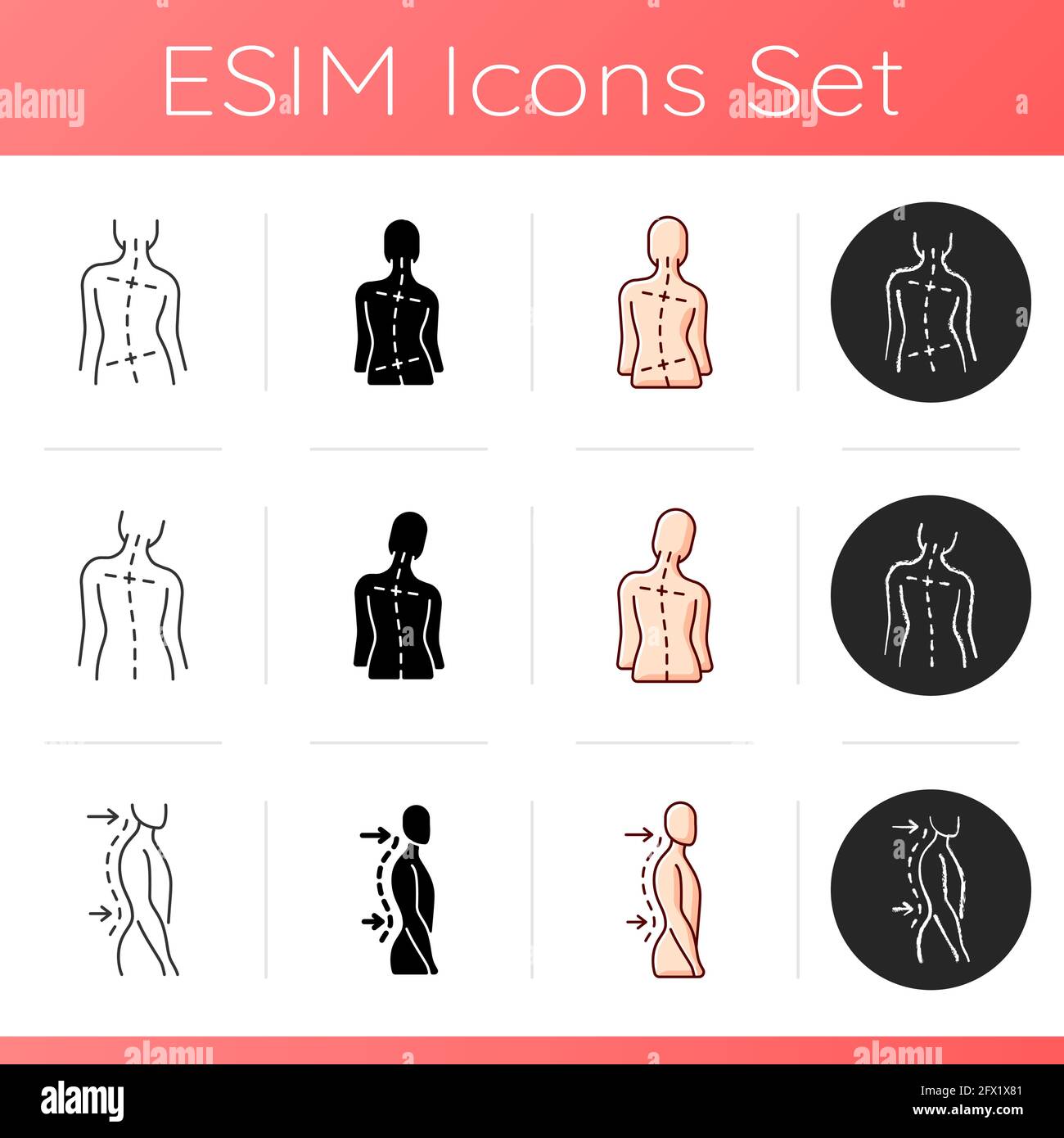 Abnormal position Stock Vector Images - Alamy