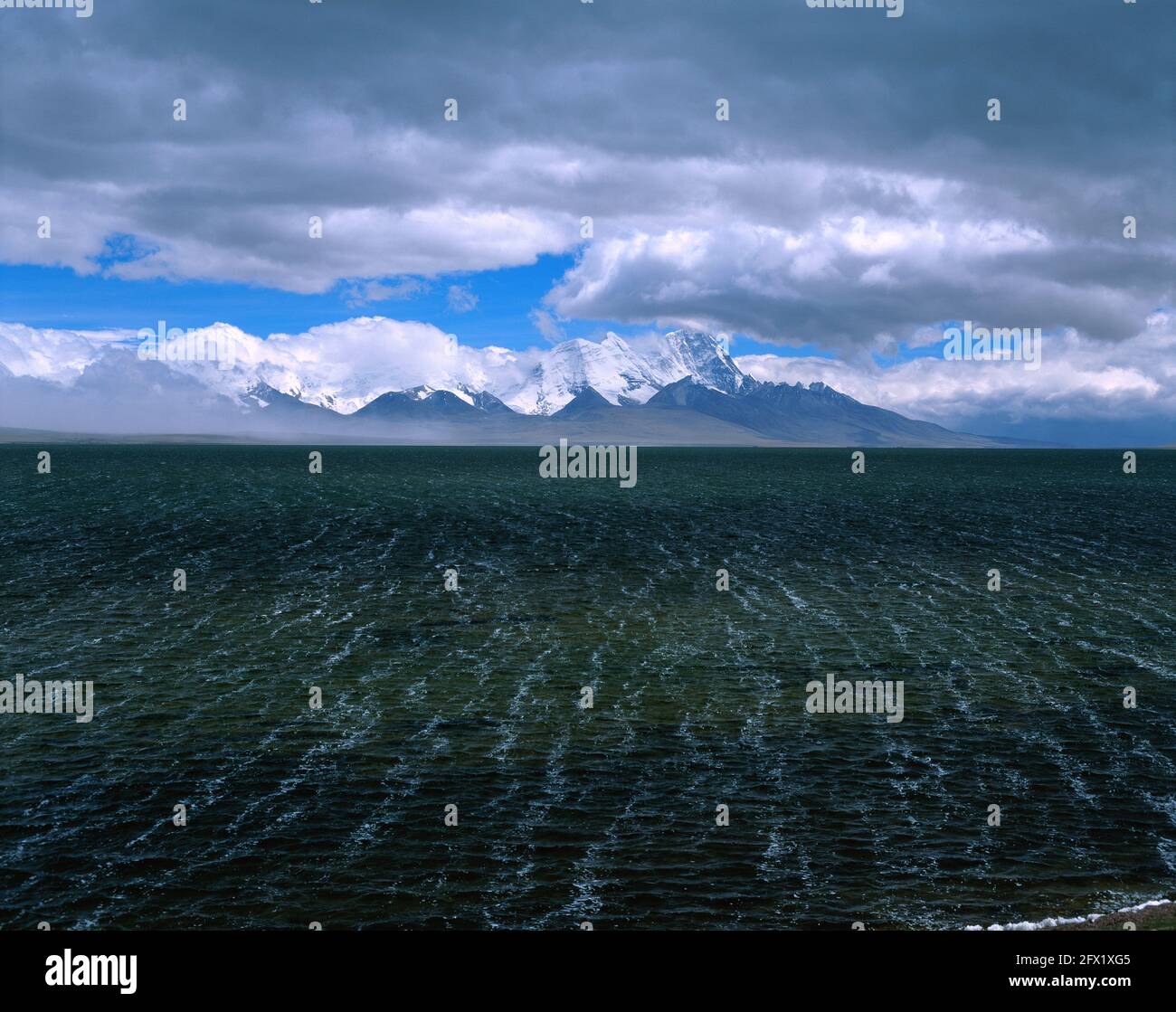 High-definition background map of high mountains and flowing water ...