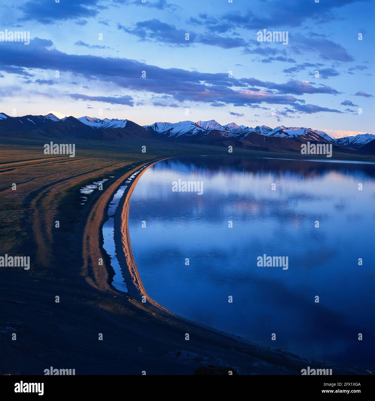 High-definition background map of high mountains and flowing water ...