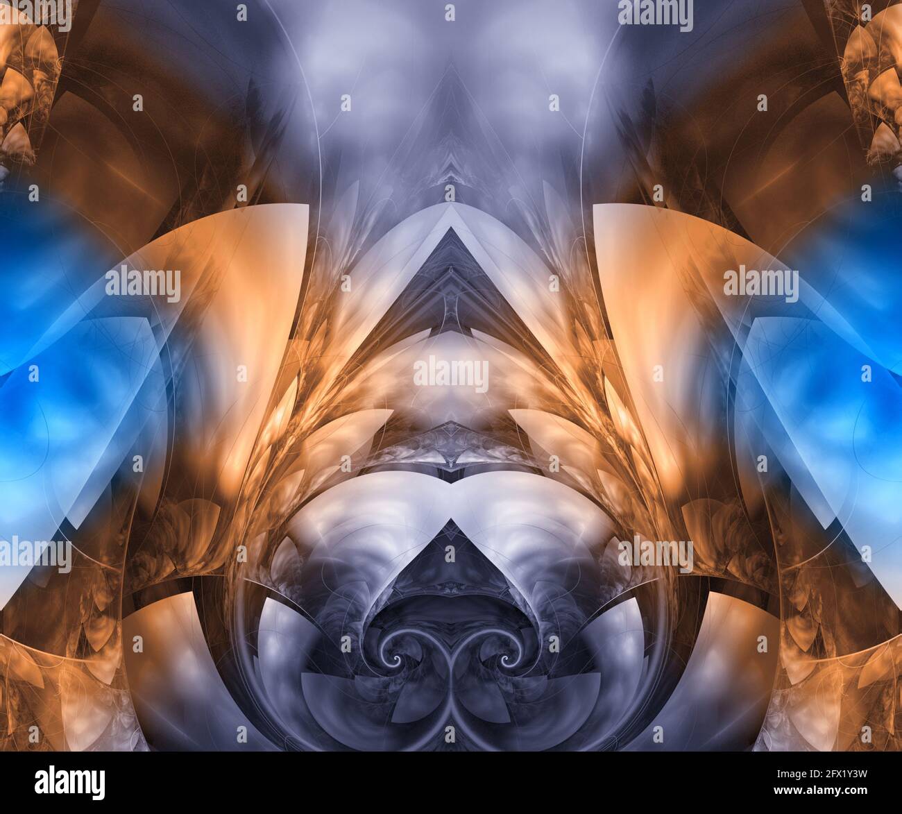 Computer generated fractal artwork for creative art,design and ...