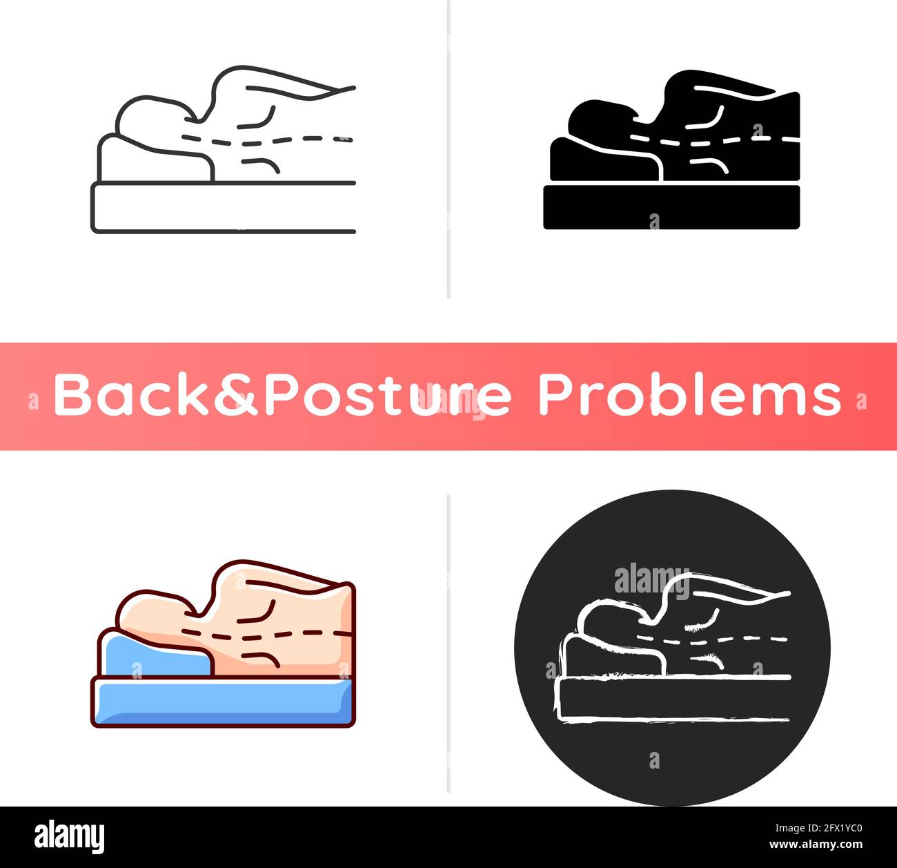 Sleeping side by side Stock Vector Images - Alamy