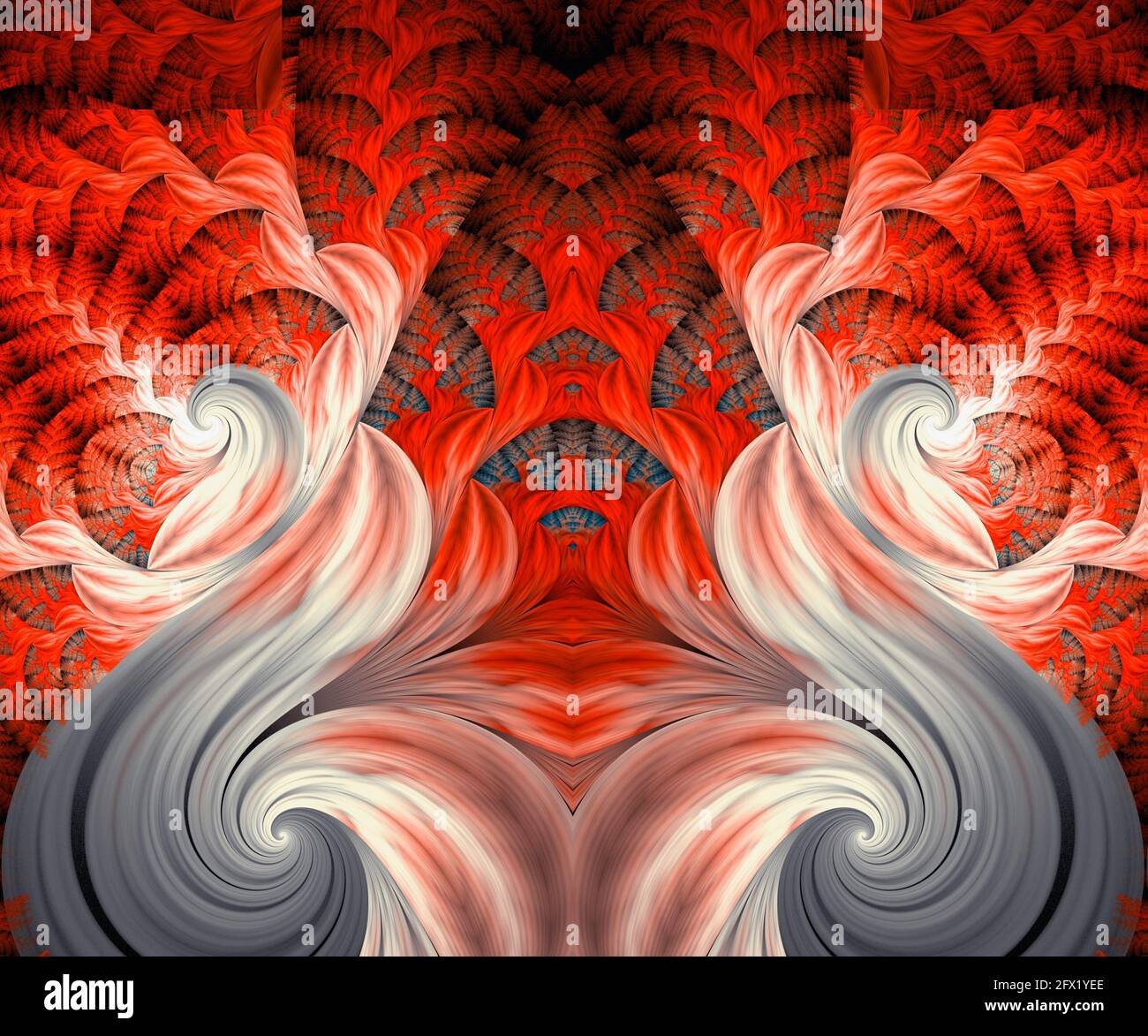 Computer generated fractal artwork for creative art,design and ...