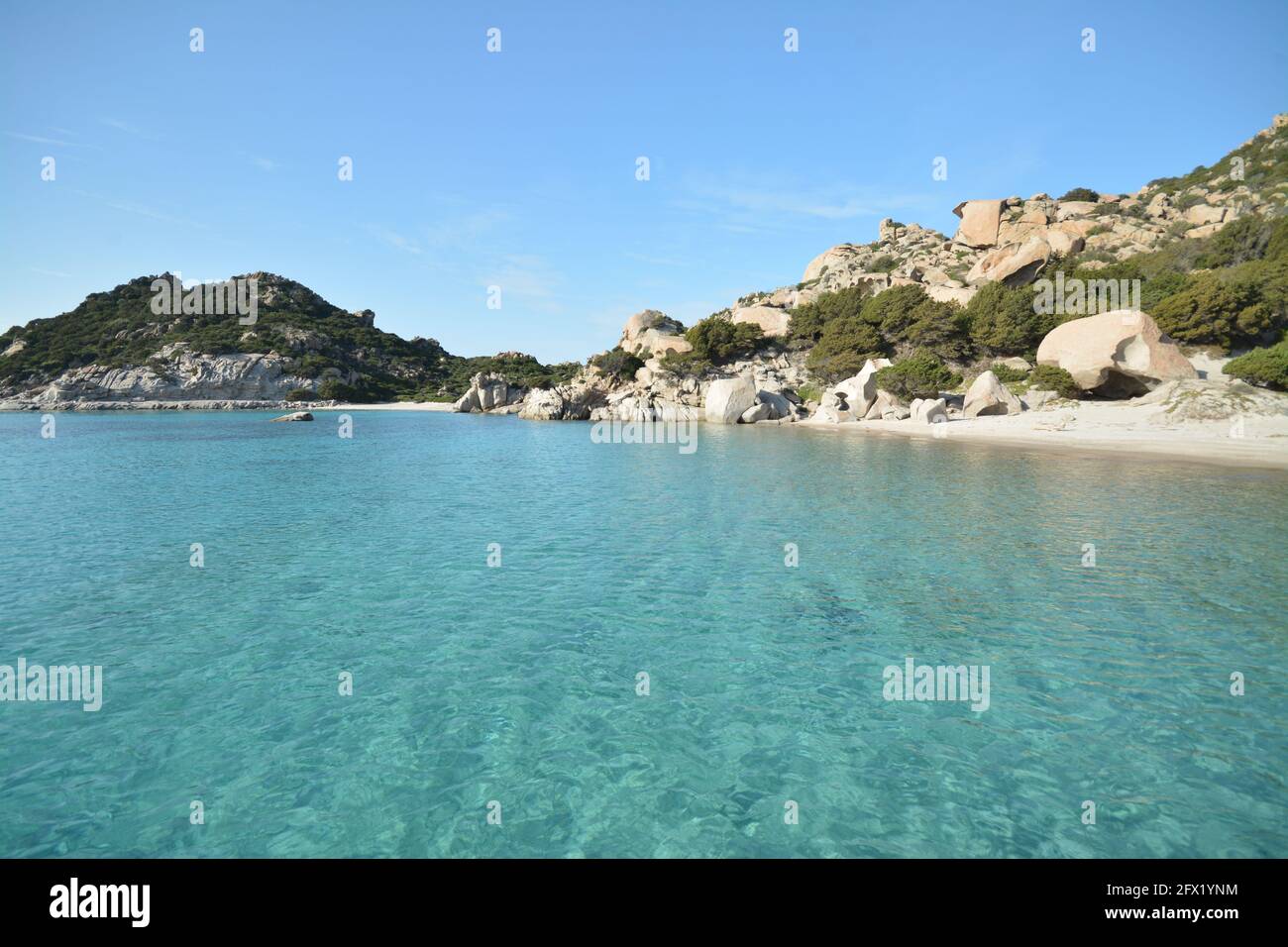 Spargi, Cala Corsara, Arcipelago di La Maddalena, Sardegna Stock Photo ...