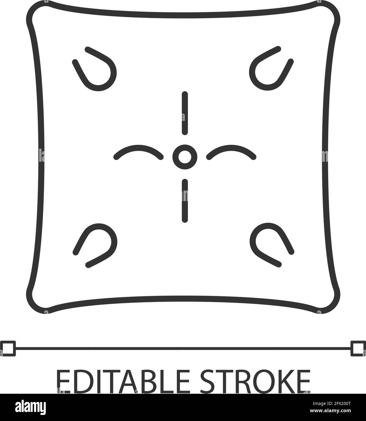 Cushion linear icon Stock Vector Image & Art - Alamy