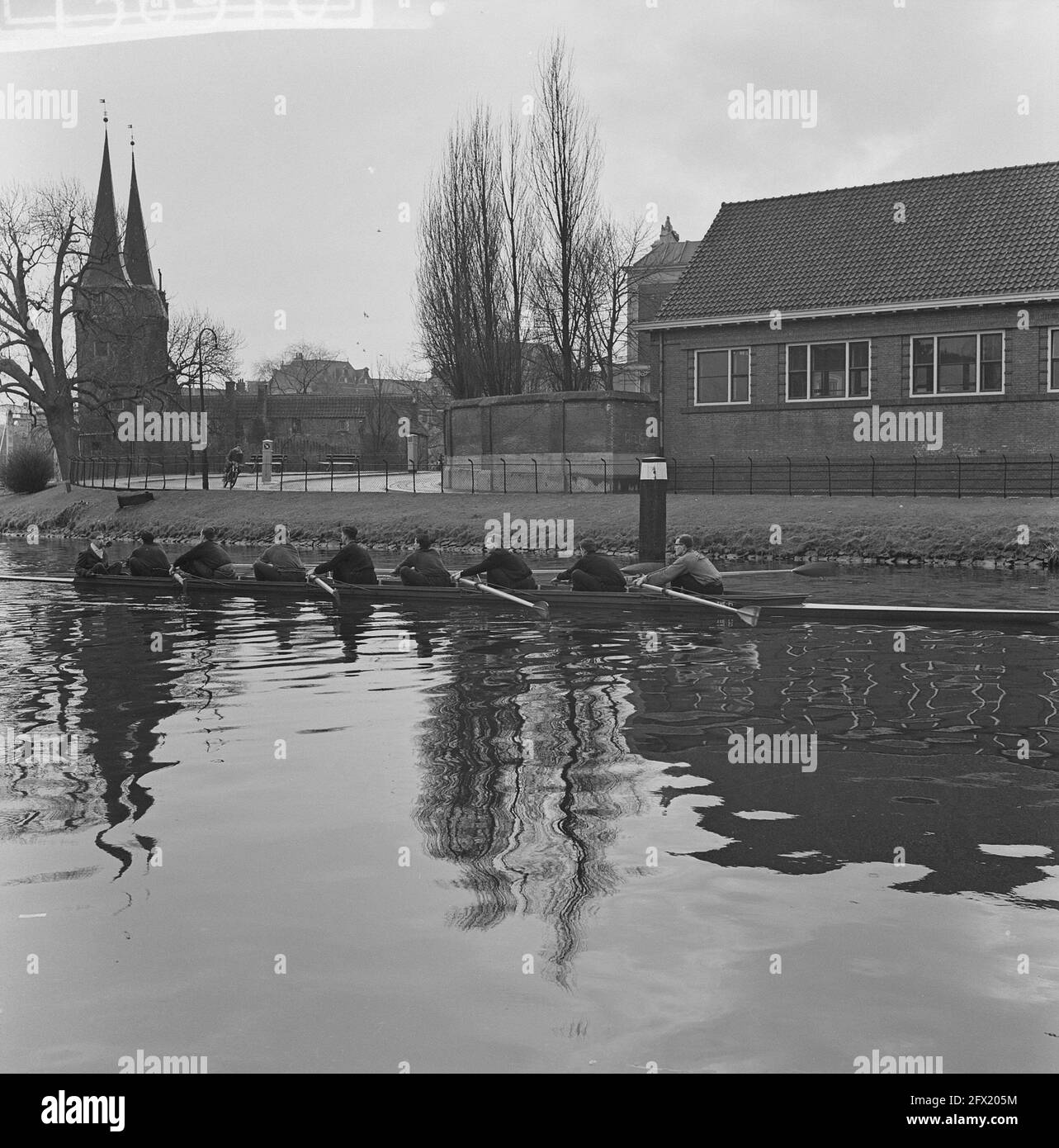 Laga (Delft) trains for Head of River, 27 March 1962, rowing, The ...
