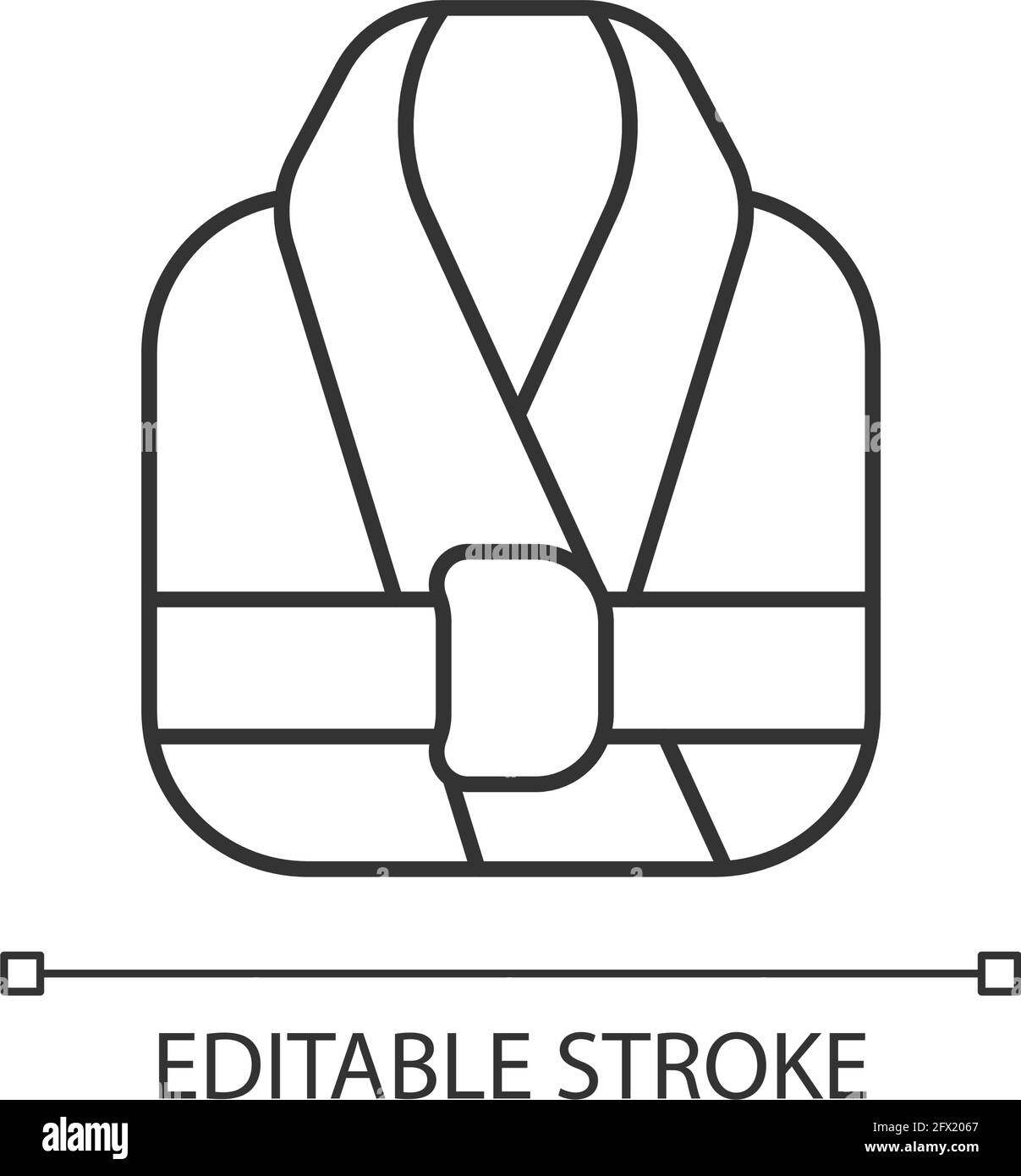 Bath robe linear icon Stock Vector Image & Art - Alamy