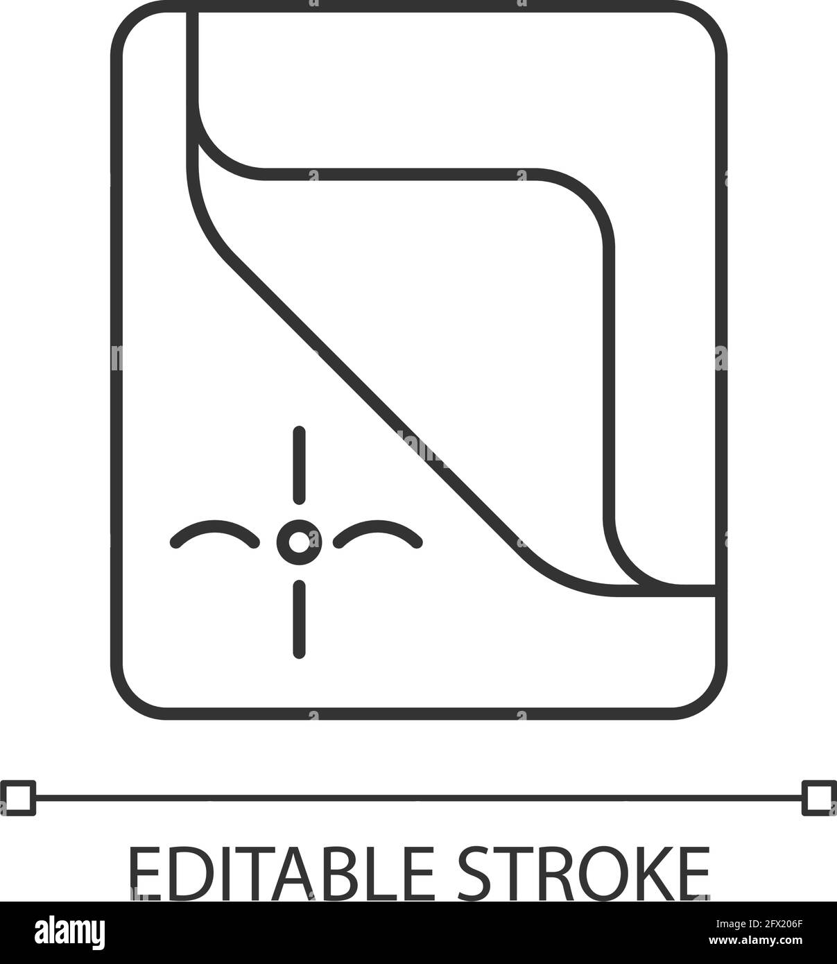 Mattress cover linear icon Stock Vector Image & Art - Alamy