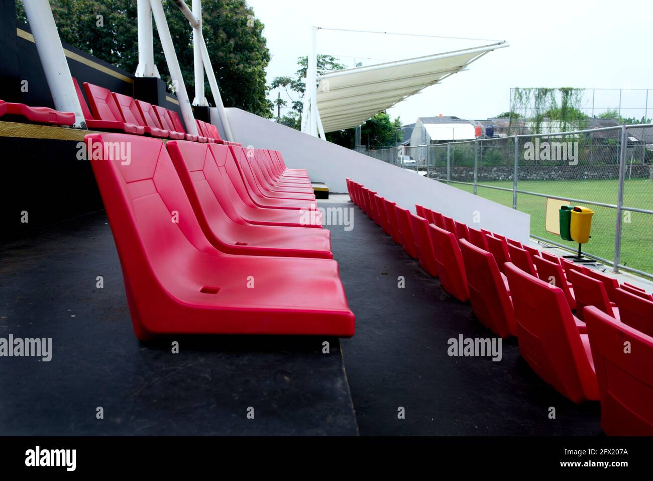 Tribune seat on the stadium sport at noon Stock Photo - Alamy