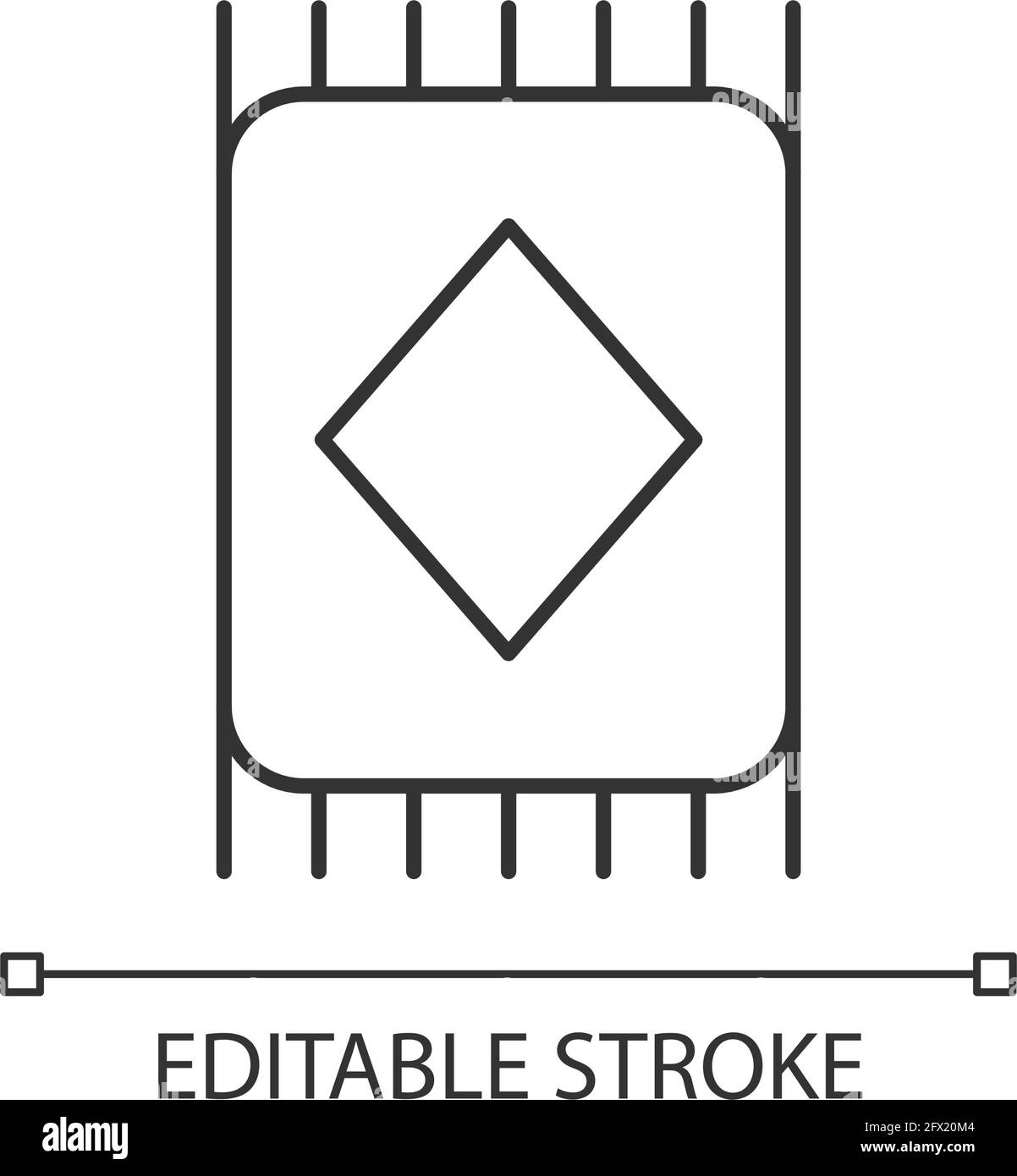 Carpet linear icon Stock Vector Image & Art - Alamy