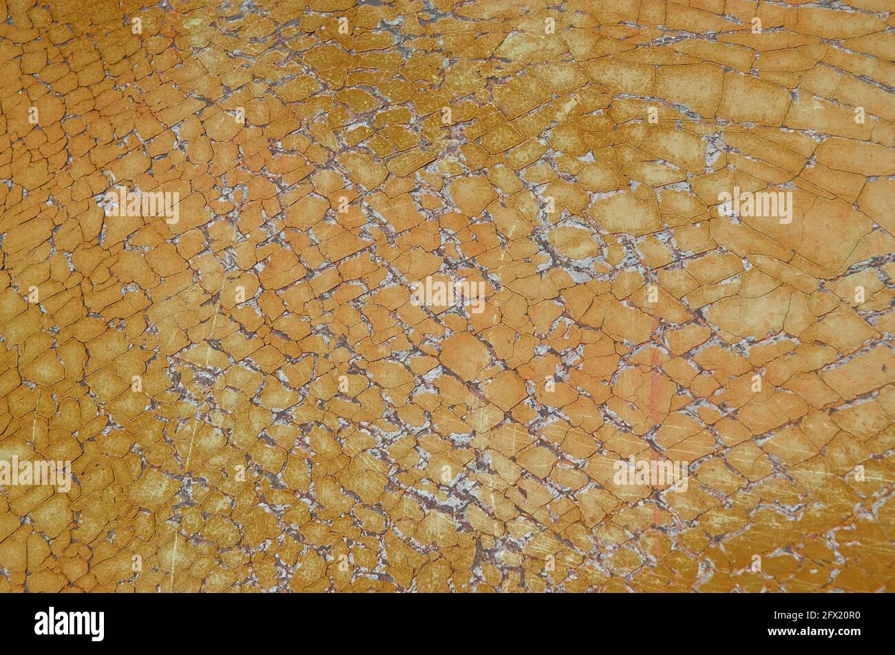 texture of cracked orange paint, horizontal format Stock Photo - Alamy
