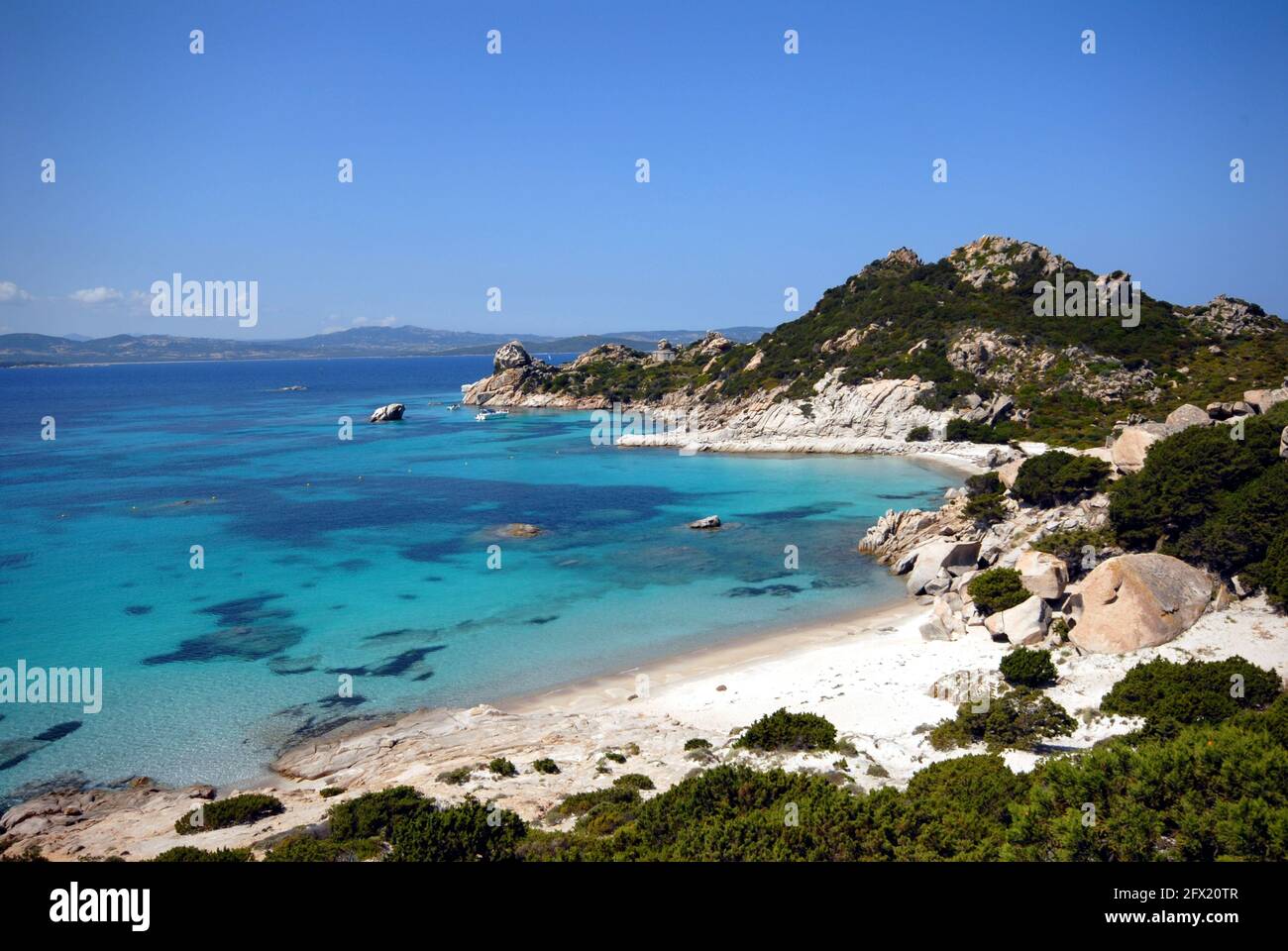 Spargi, Cala Corsara, Arcipelago di La Maddalena, Sardegna Stock Photo ...