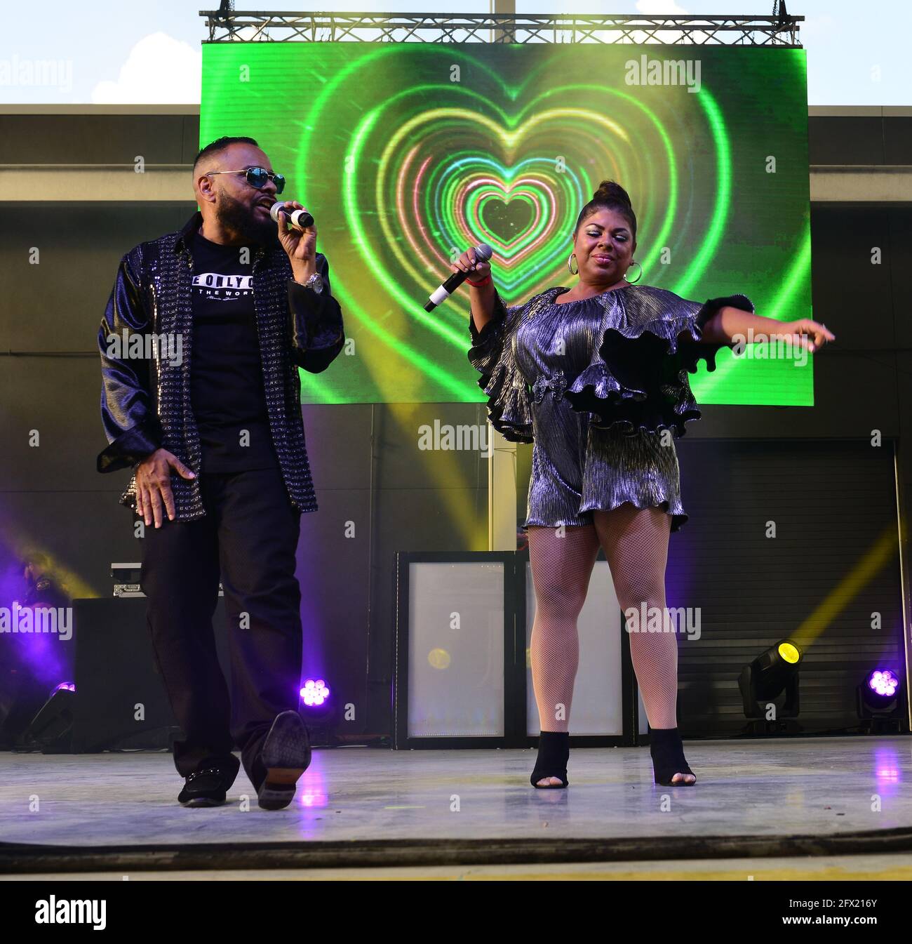 MIRAMAR, FLORIDA - MAY 22: Charlie Rock and Maria 'Giggles' Respeto ...
