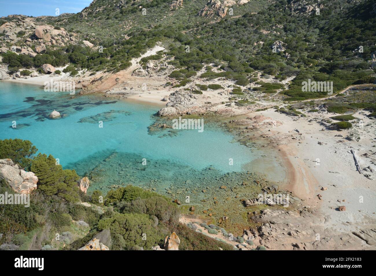 Spargi, Cala Corsara, Arcipelago di La Maddalena, Sardegna Stock Photo ...