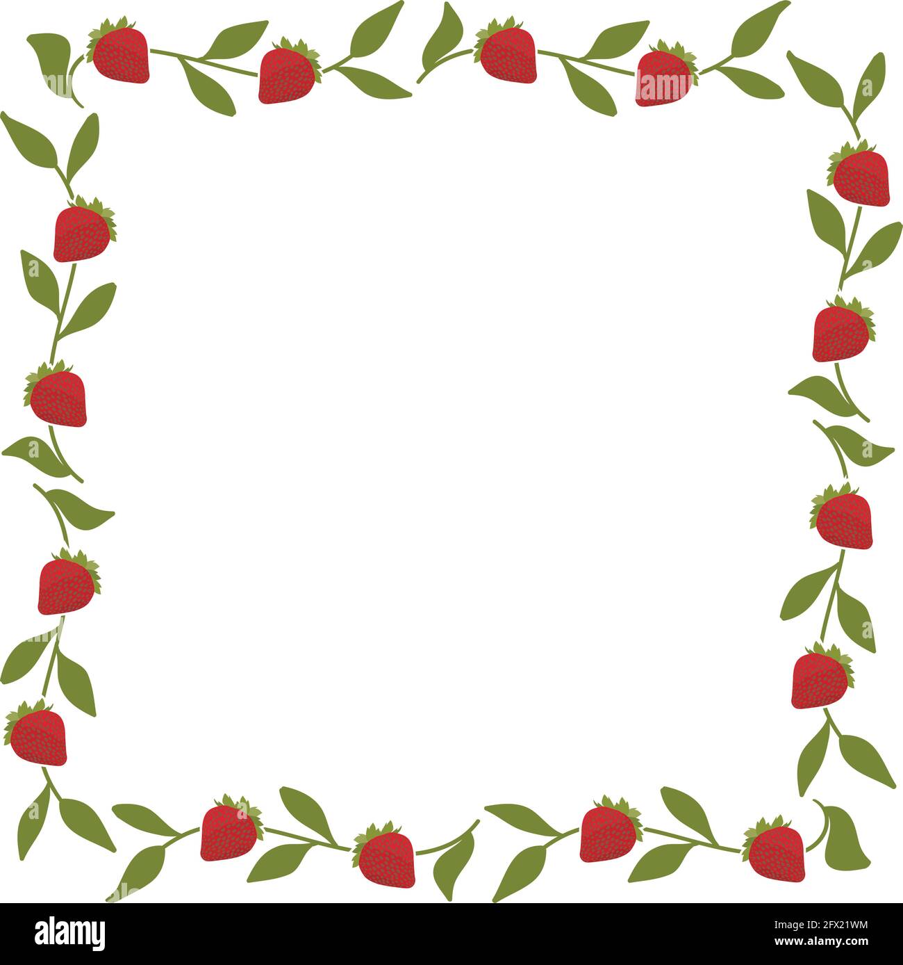 Pink Strawberry Border
