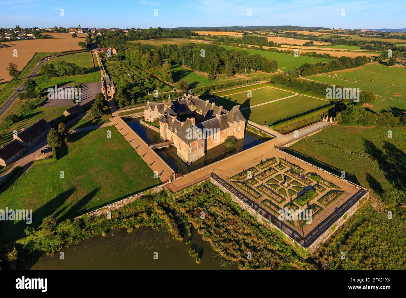 Carrouges castle hi-res stock photography and images - Alamy