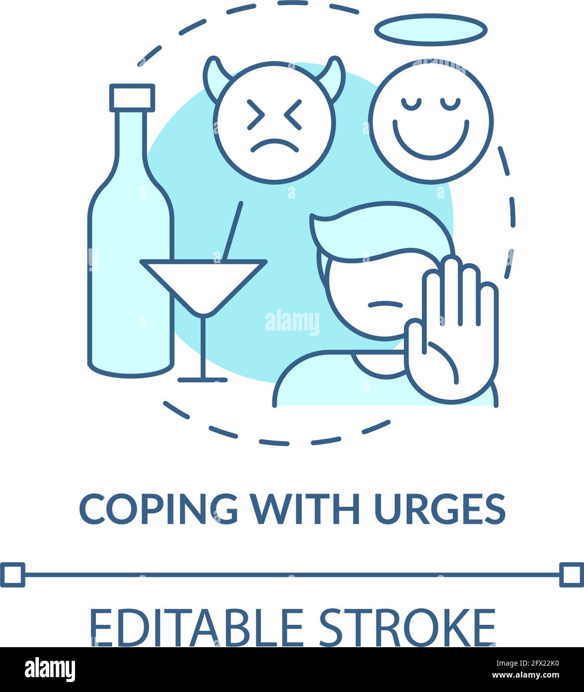 Coping symbol hi-res stock photography and images - Alamy