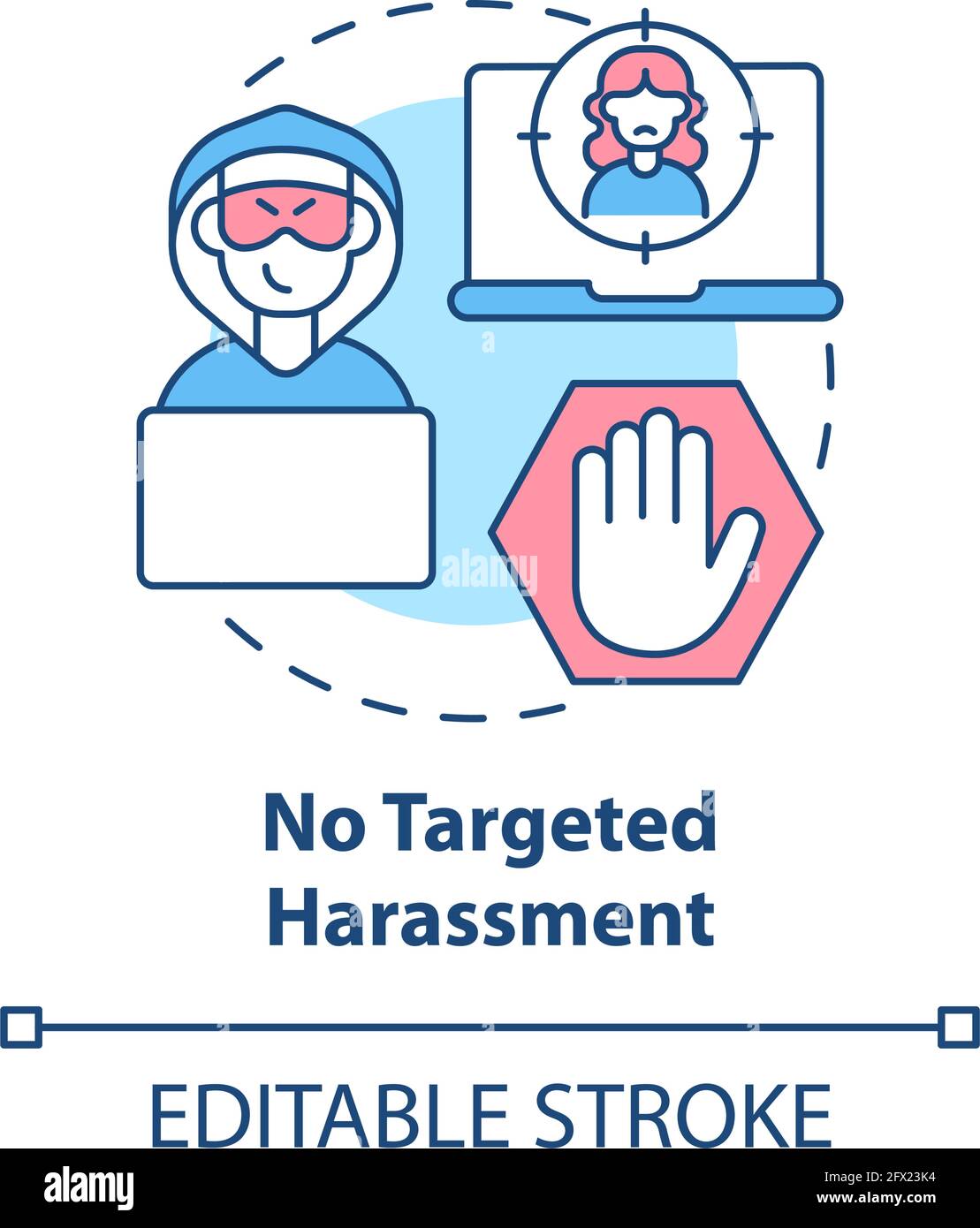 Social media network restriction Stock Vector Images - Alamy