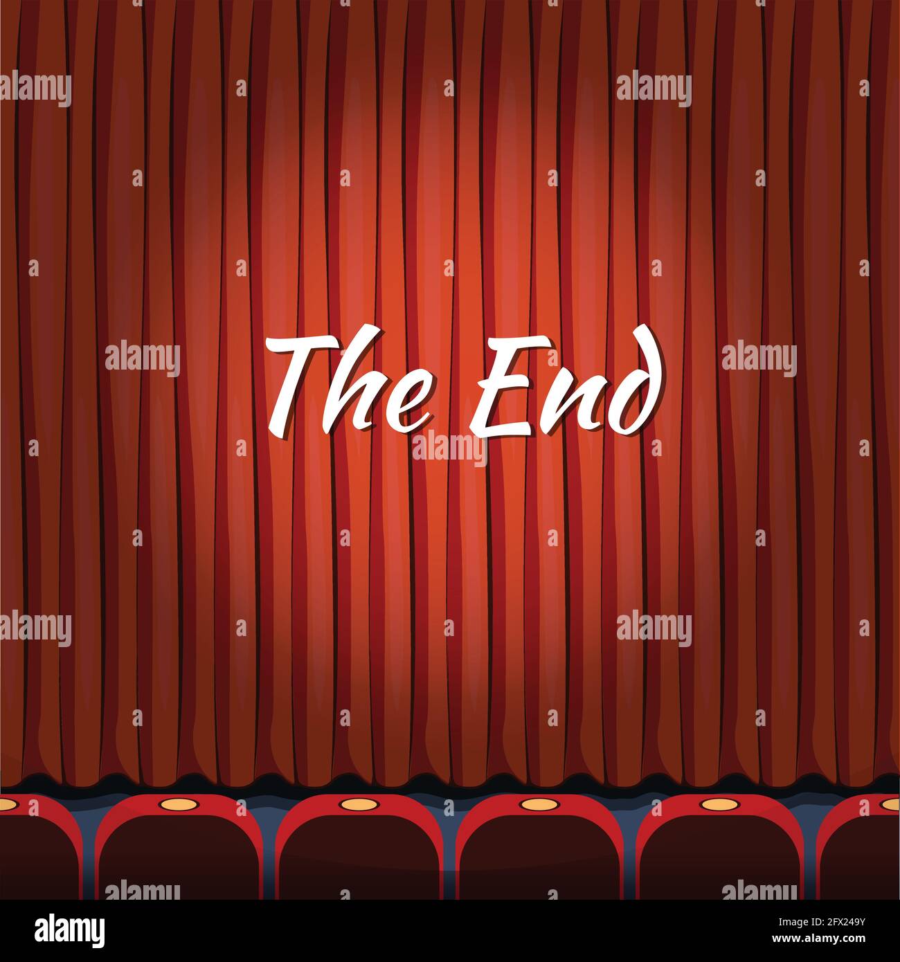 Movie Ending Vector Vectors High Resolution Stock Photography and ...