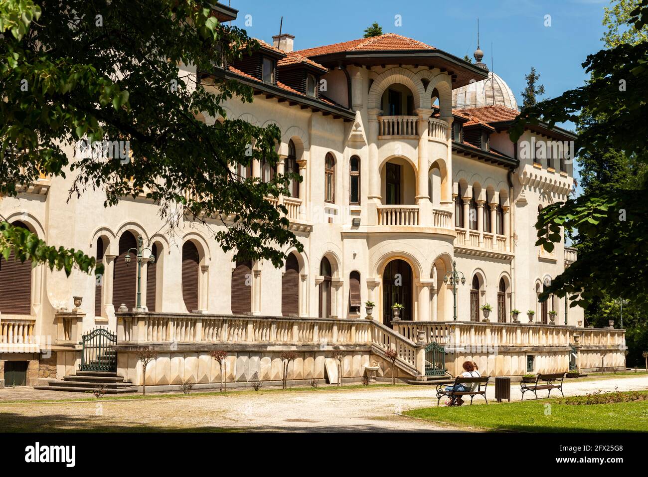 Vrana Palace as former Royal Residence near Sofia, Bulgaria Stock Photo ...