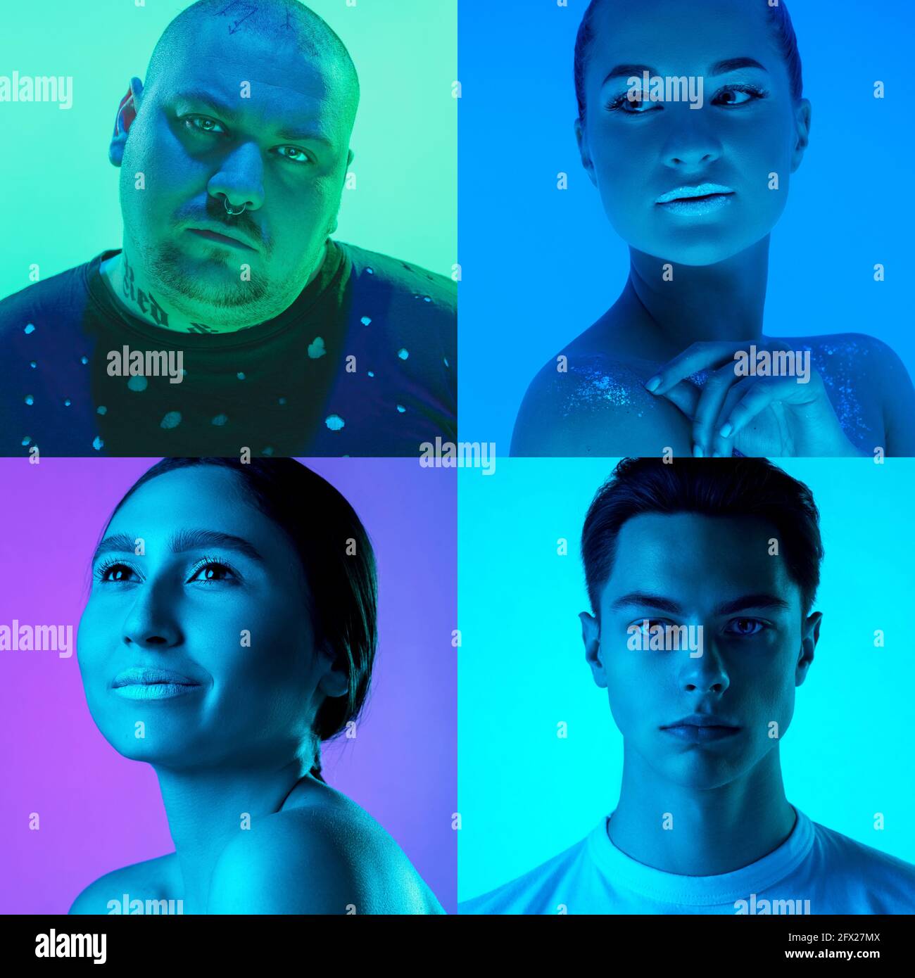 Fluid mosaic model hi-res stock photography and images - Alamy