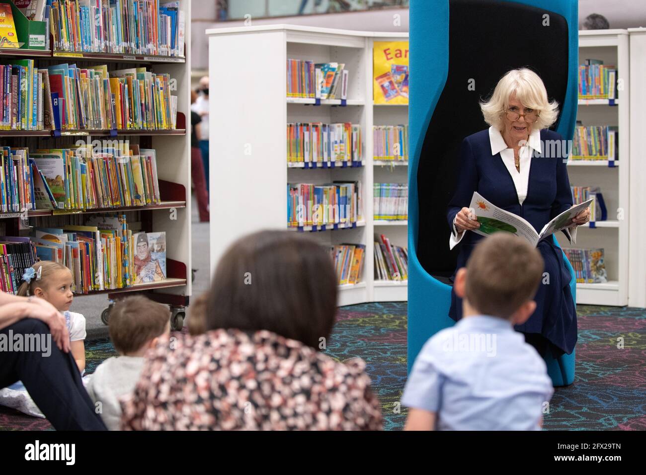 The Duchess of Cornwall reads an excerpt from the Very Hungry ...