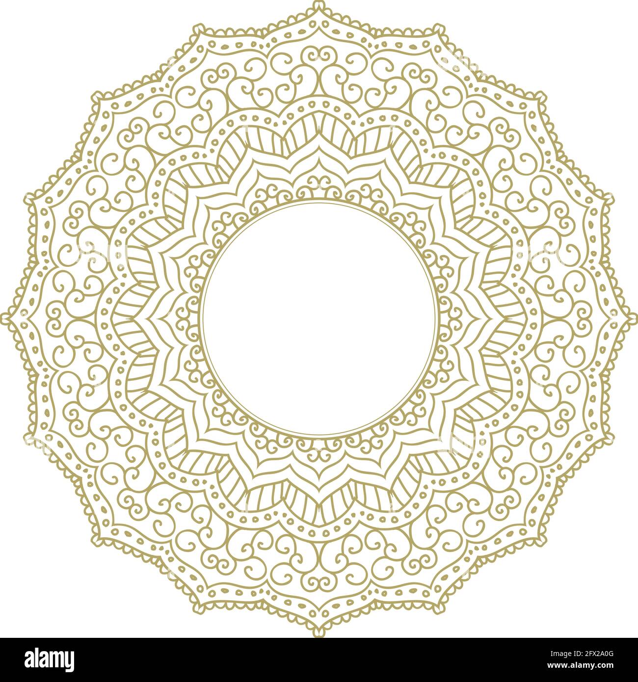 Mandala. Circular figure representing the universe in Hindu and ...
