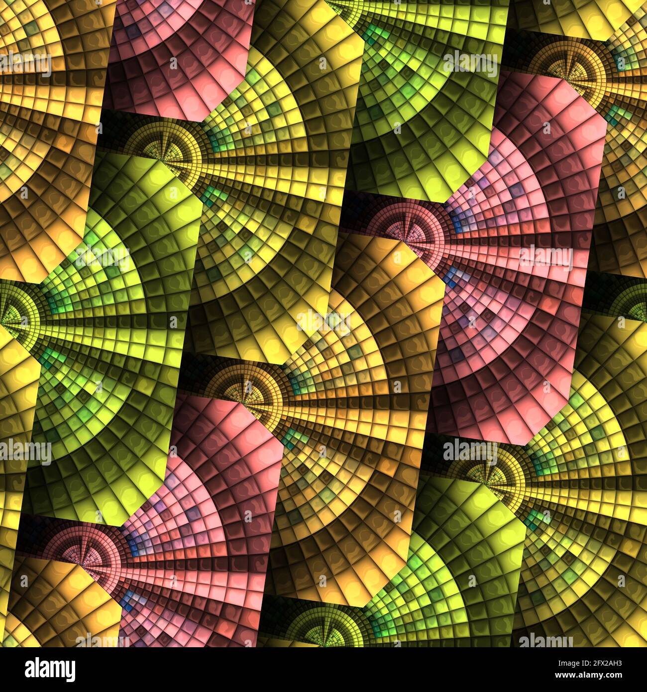 3D render seamless pattern background tile with embossed puff pixels ...