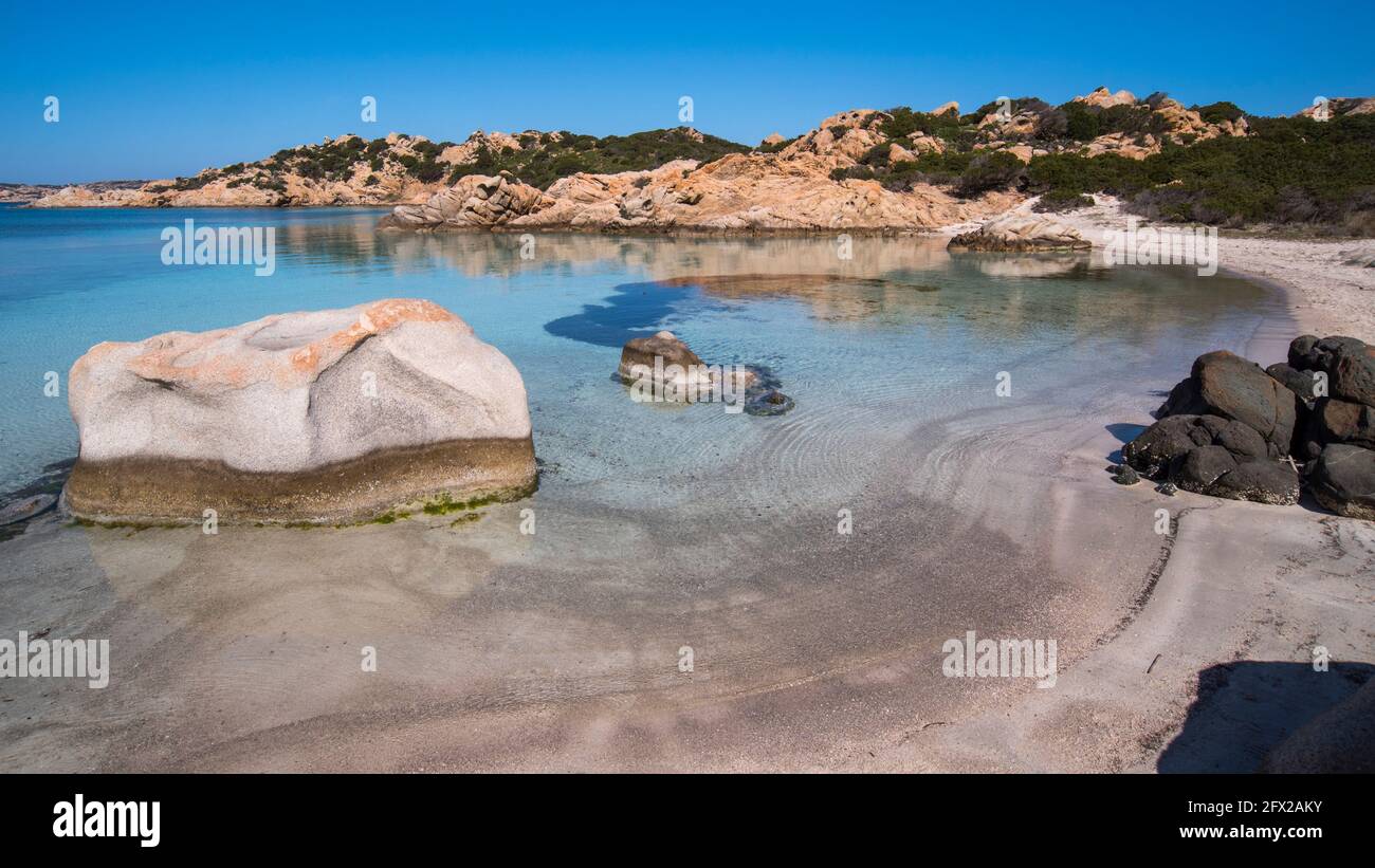 Cala Coticcio, isola di Caprera, Sardegna Stock Photo - Alamy