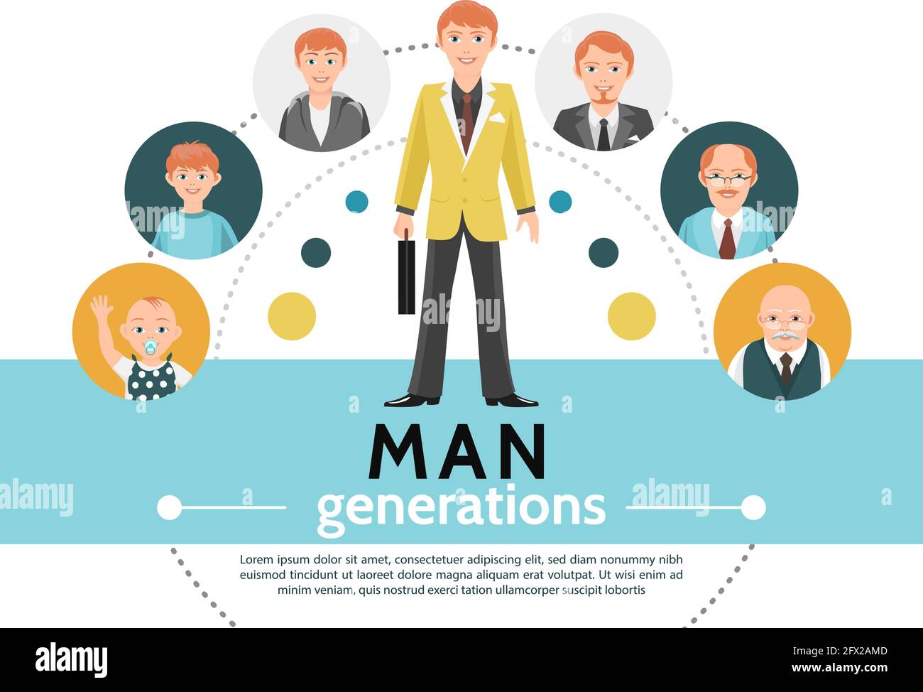 Old Man And Baby Stock Vector Images - Alamy