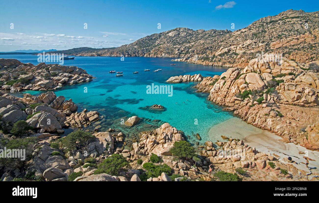 Cala Coticcio, isola di Caprera, Sardegna Stock Photo - Alamy