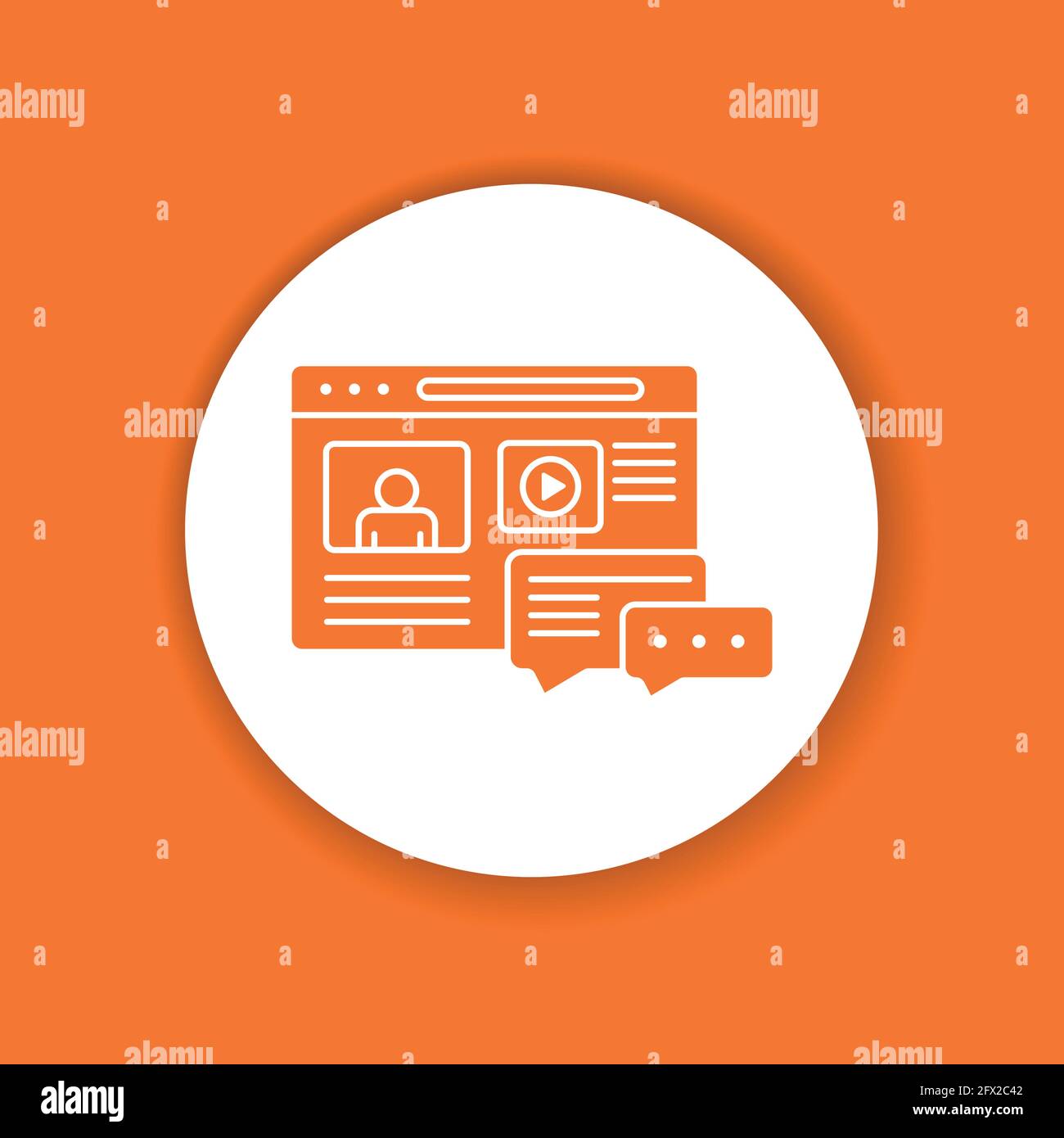 Internet ad window Stock Vector Images - Alamy