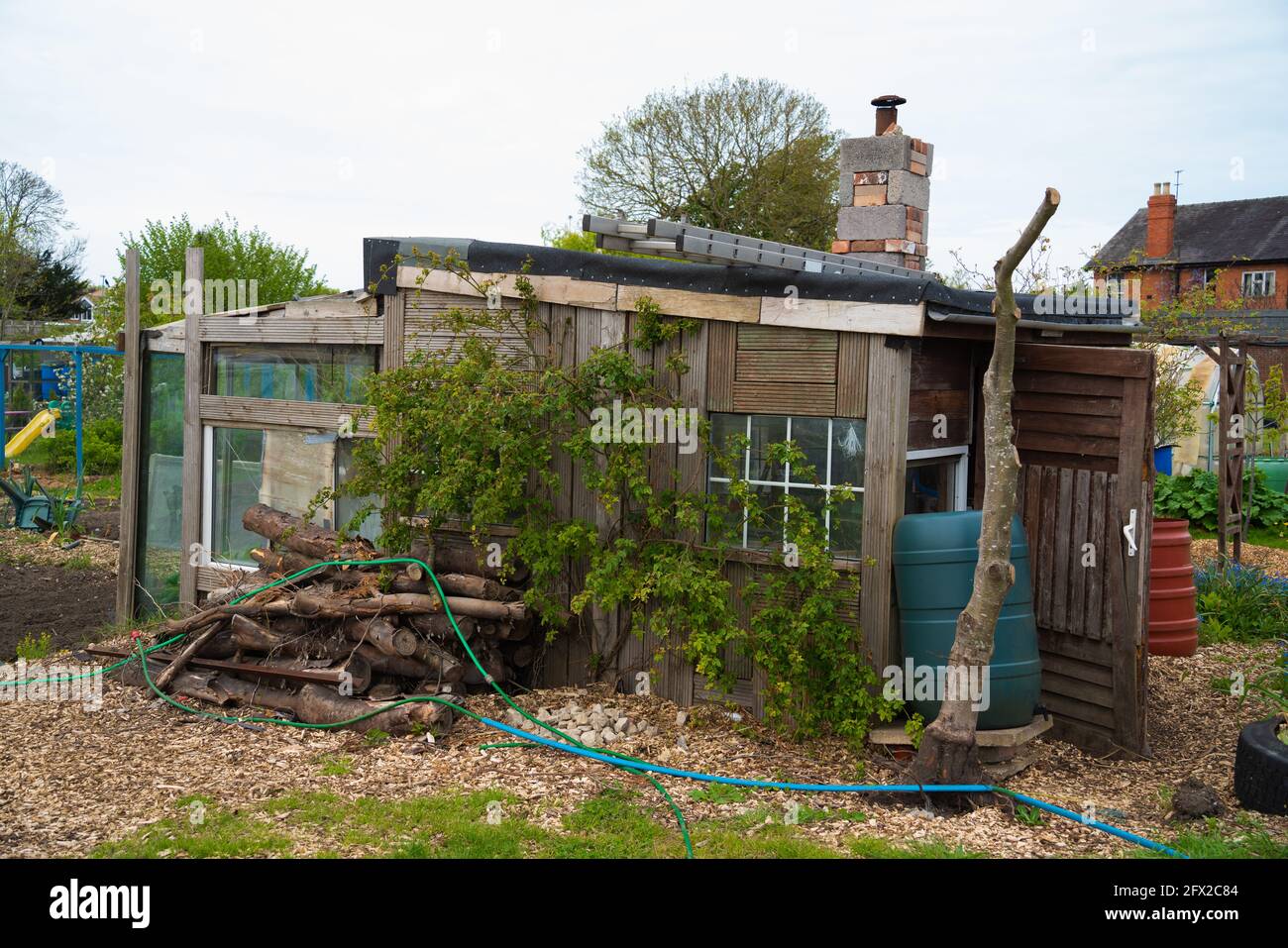 Allotment, vegetable, patch, compost heap, cabbage patch, planning ...