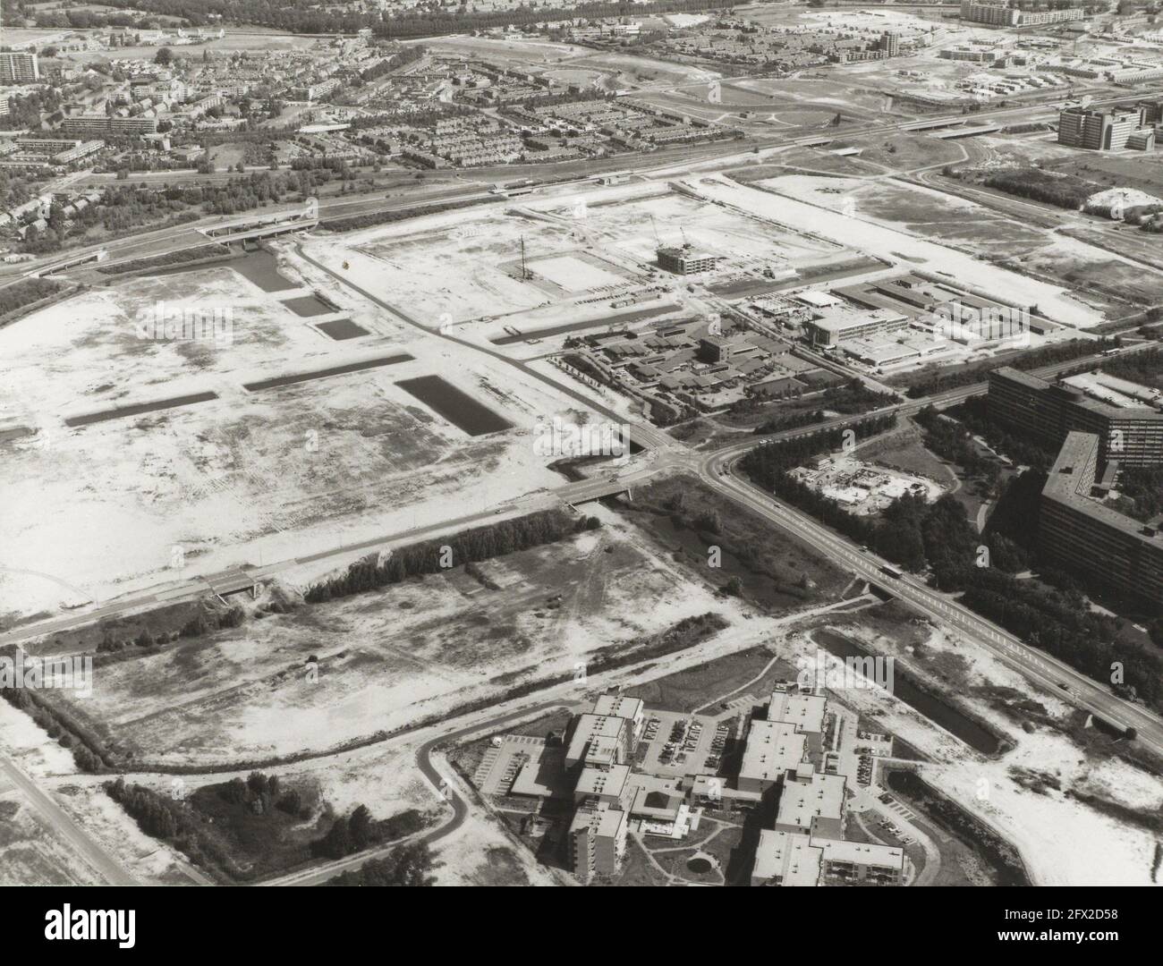 Aerial photograph bijlmer centrum hi-res stock photography and images ...