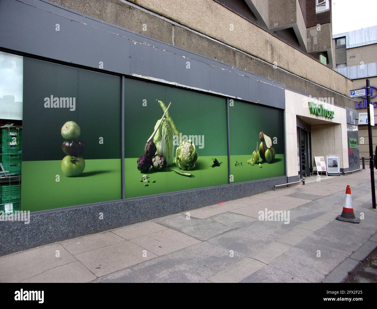 The windows of the Waitrose store in Glasgow have wonderful, huge ...