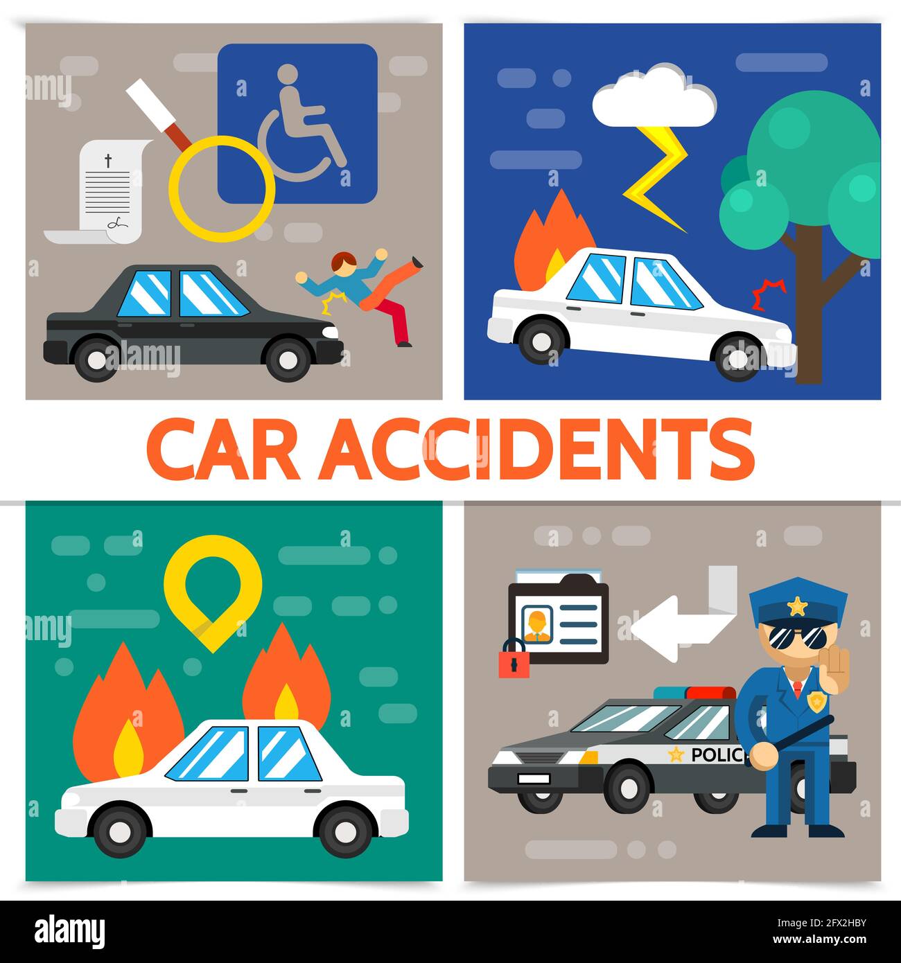 Crash Infographics High Resolution Stock Photography and Images - Alamy